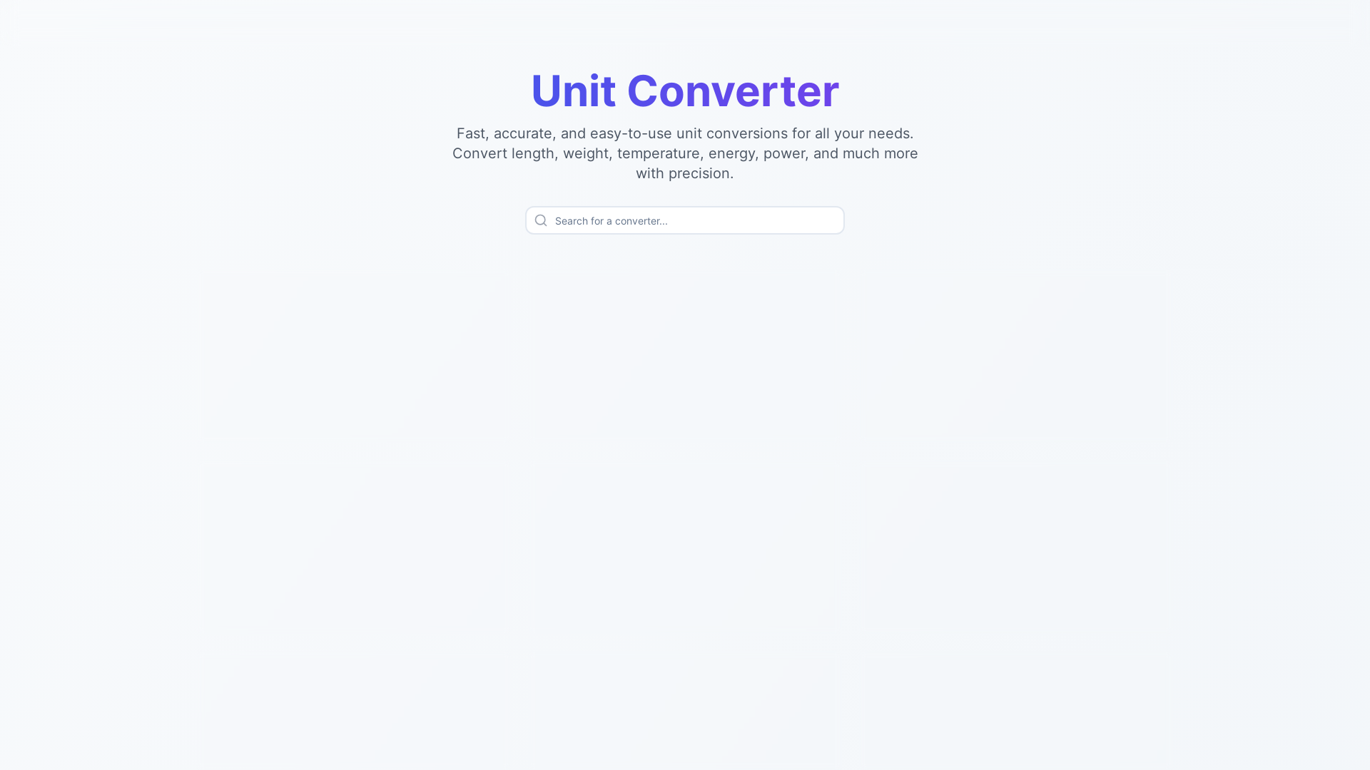 UnitConvert - Professional Unit Conversion Tools