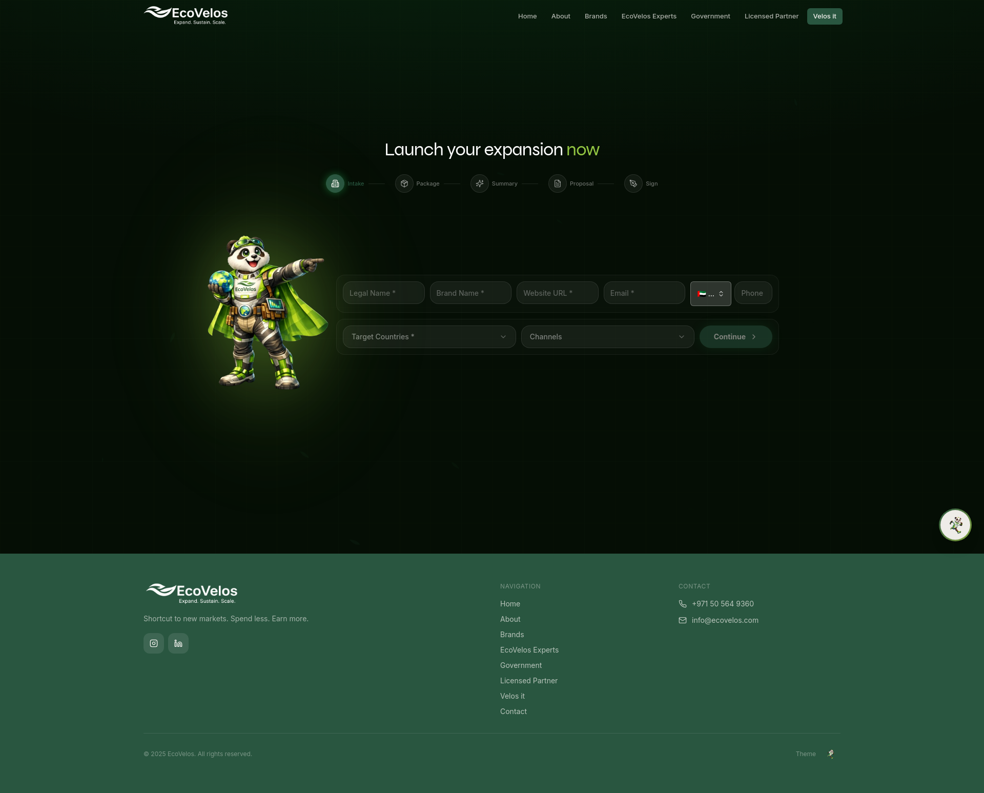 EcoVelos - Just Velos It! AI-Powered Sustainable Global Expansion