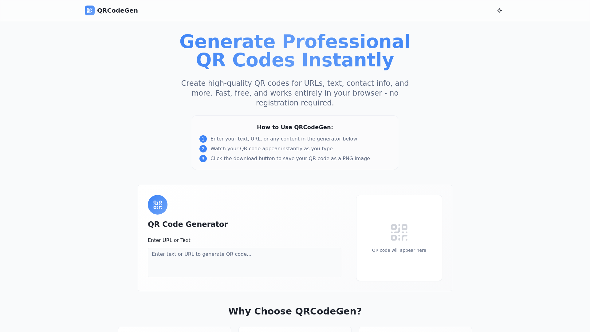 Free QR Code Generator - Create QR Codes Instantly | QRCodeGen