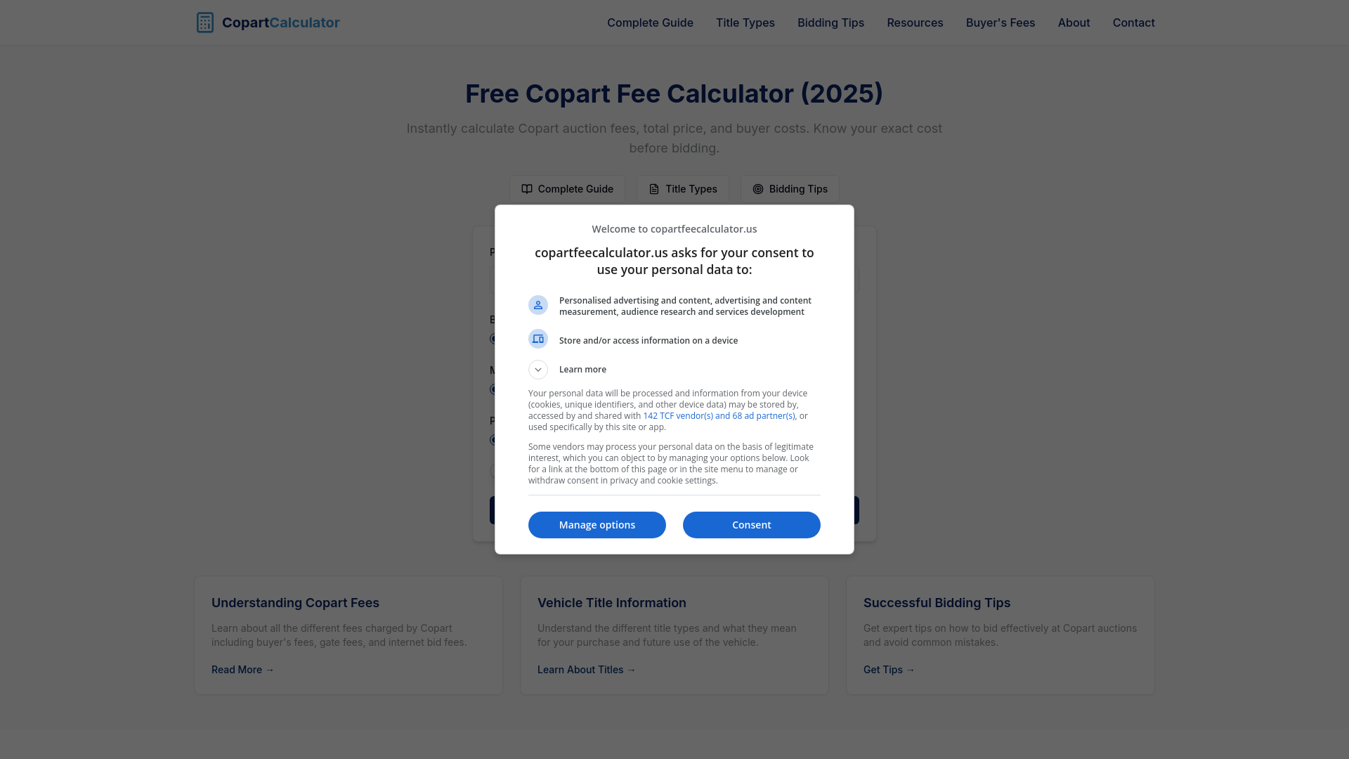 Copart Fee Calculator (2025) – Calculate Buyer Fees in Seconds