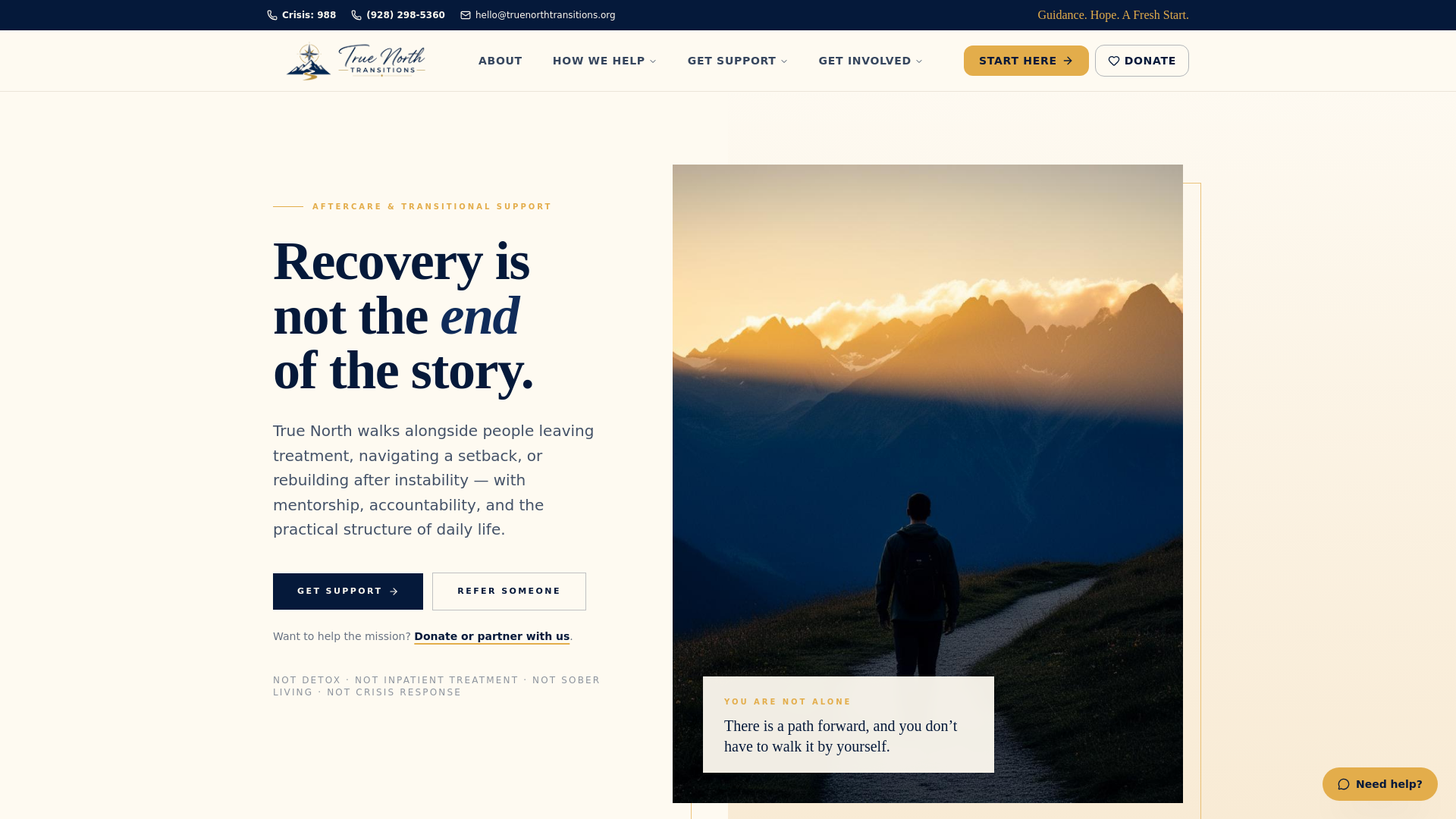 Support for Yourself — True North Transitions