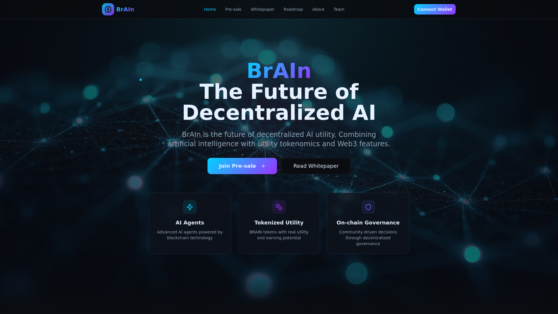 BrAIn - Brilliant Artificial Intelligence | Decentralized AI Ecosystem