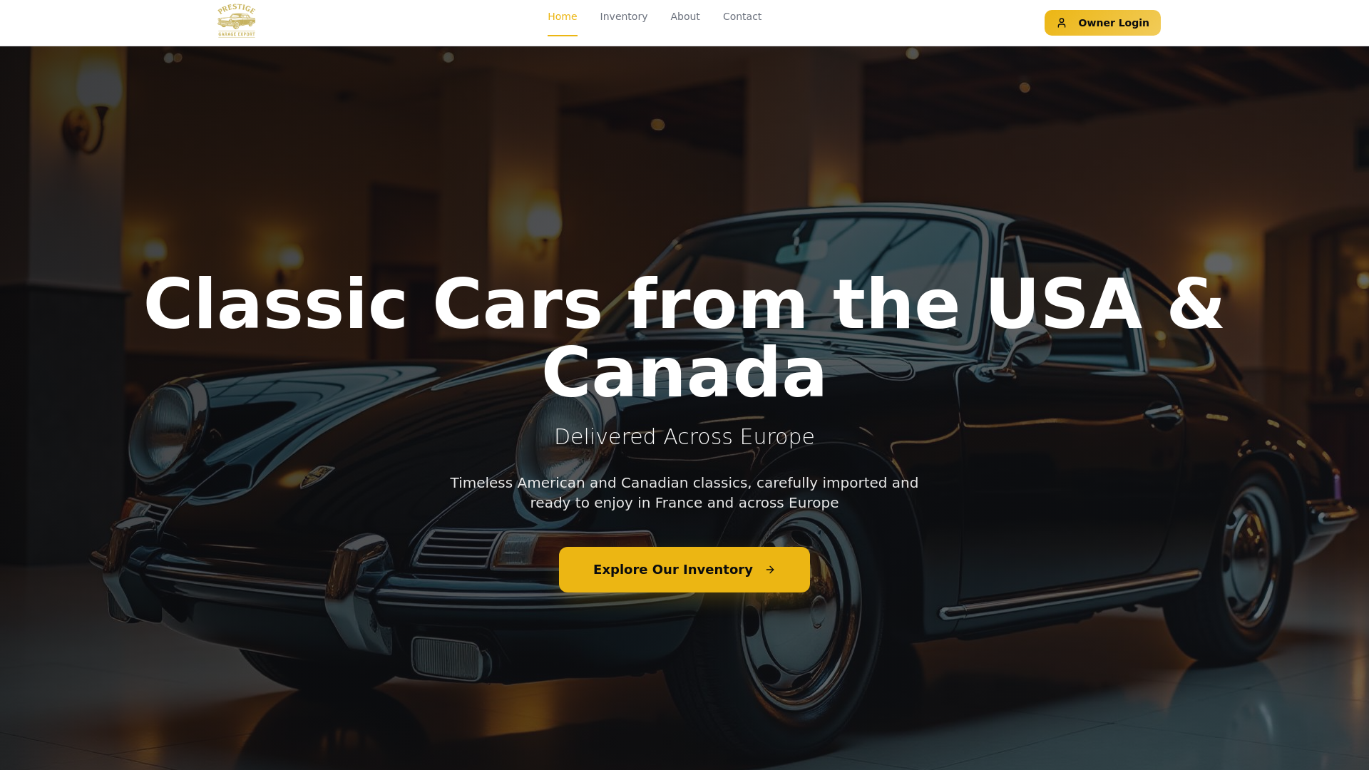 Prestige Auto - Classic & Vintage Cars