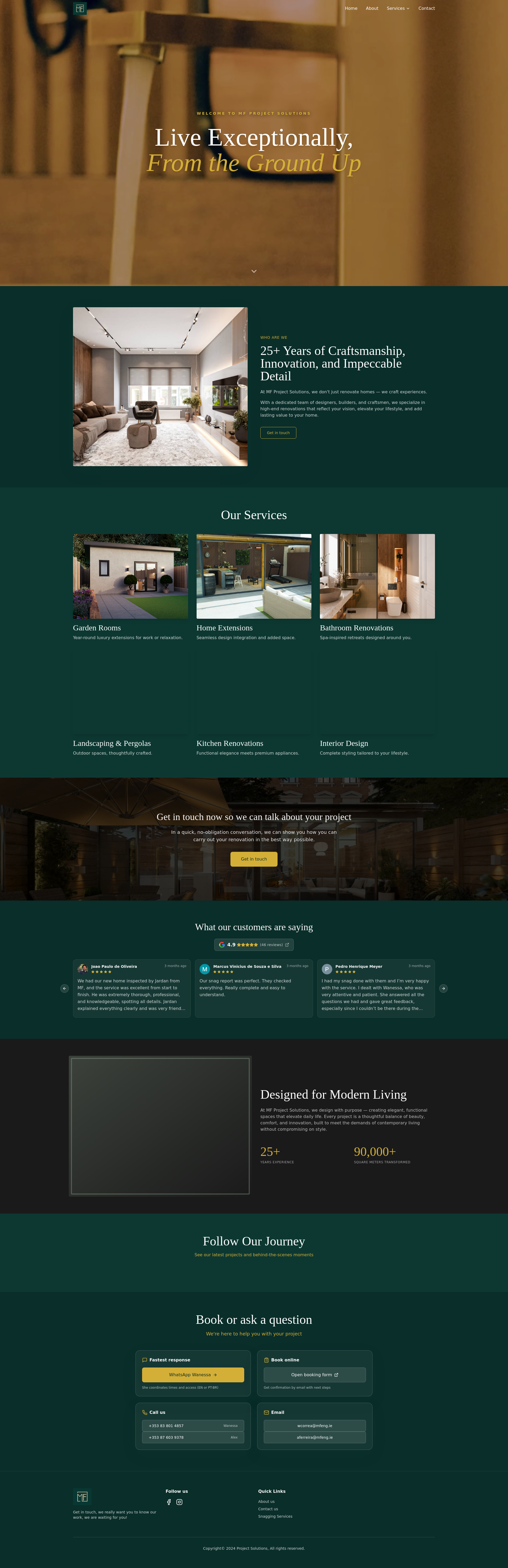 MF Project Solutions - Premium Snagging Services