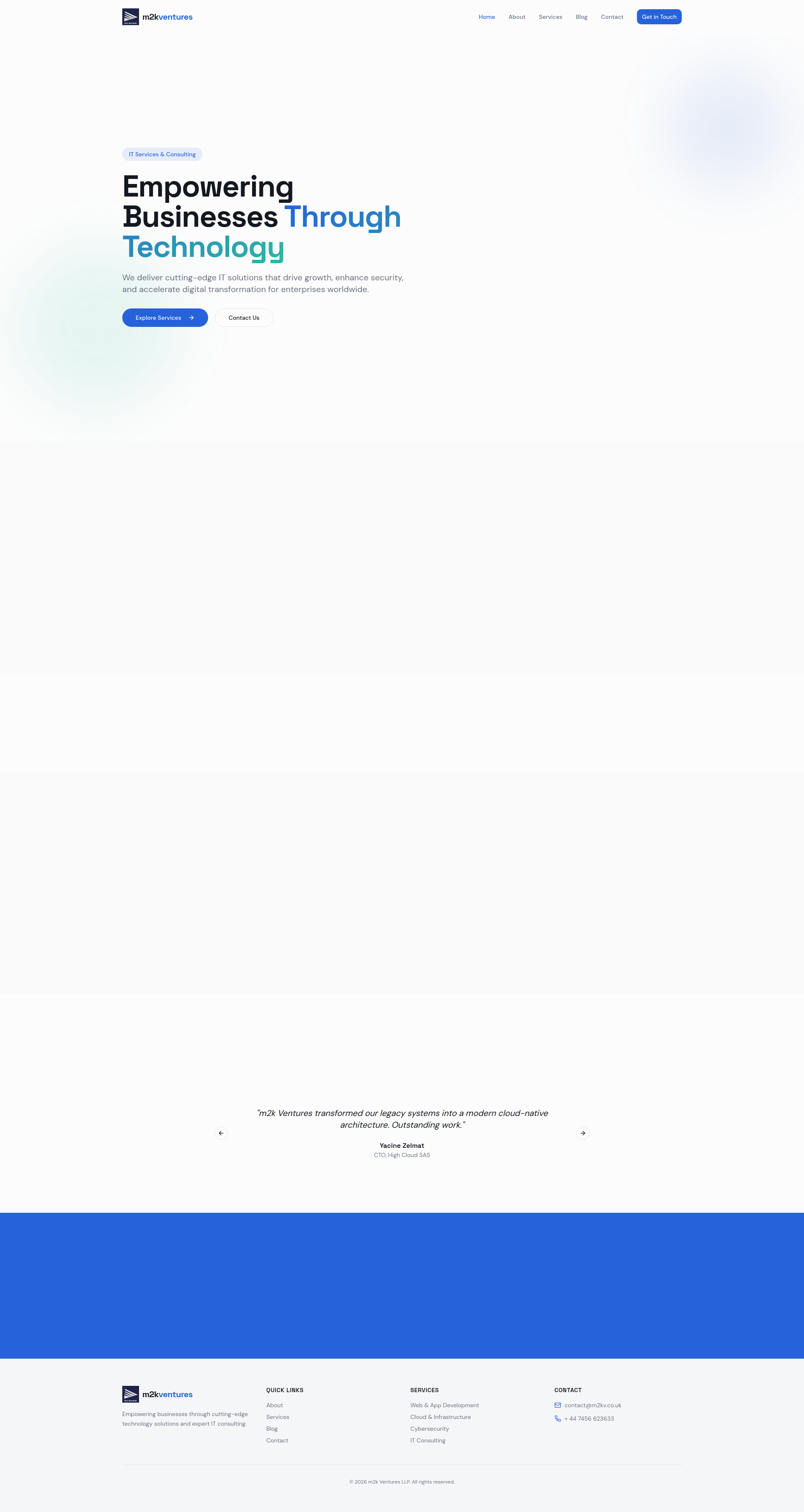 m2k Ventures LLP | IT Services & Consulting