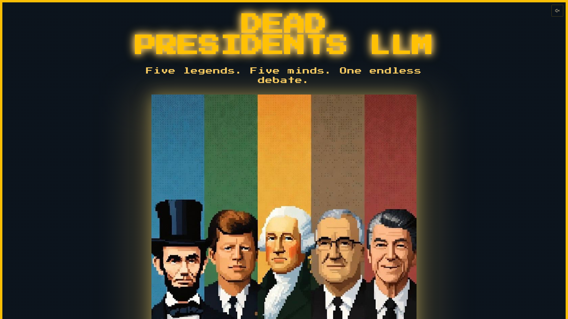 DEAD PRESIDENTS LLM | Five Legends Debate
