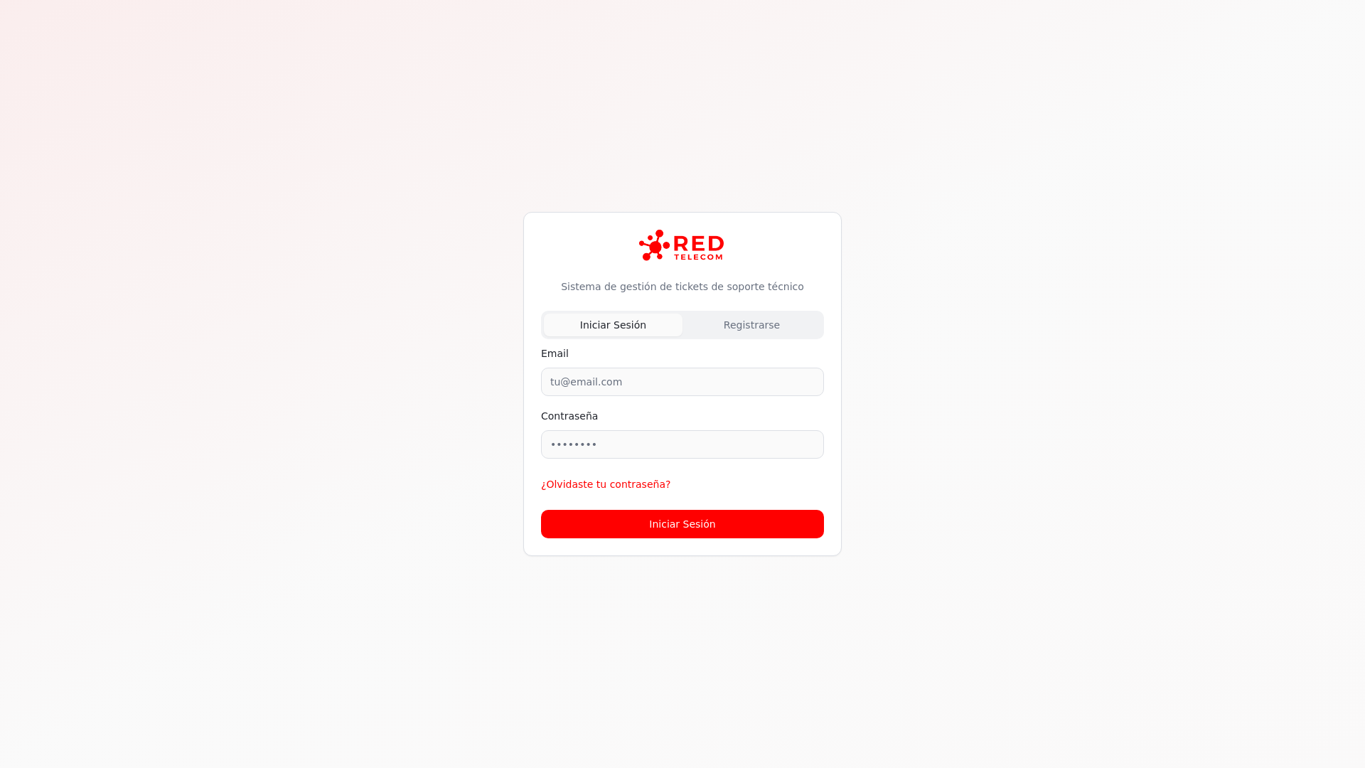 Soporte Red Telecom