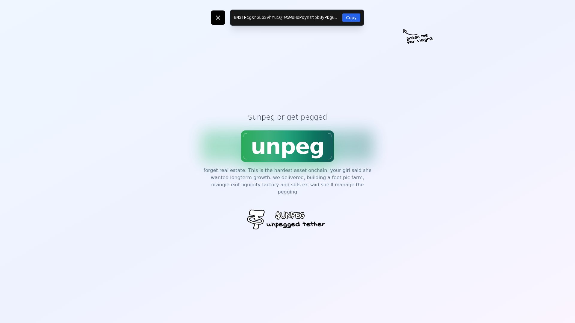 $UNPEG - The Hardest Asset Onchain