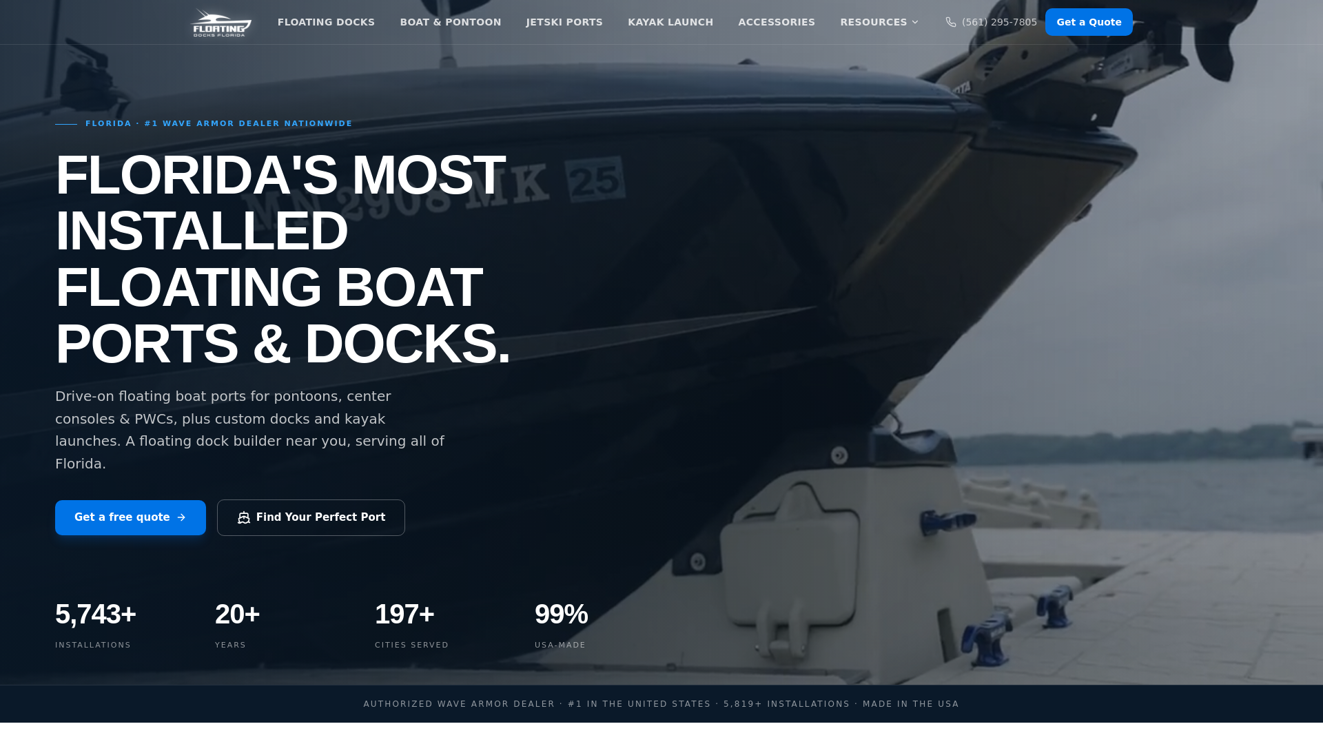 Wave Armor vs EZ-Dock: Florida Floating Dock Comparison