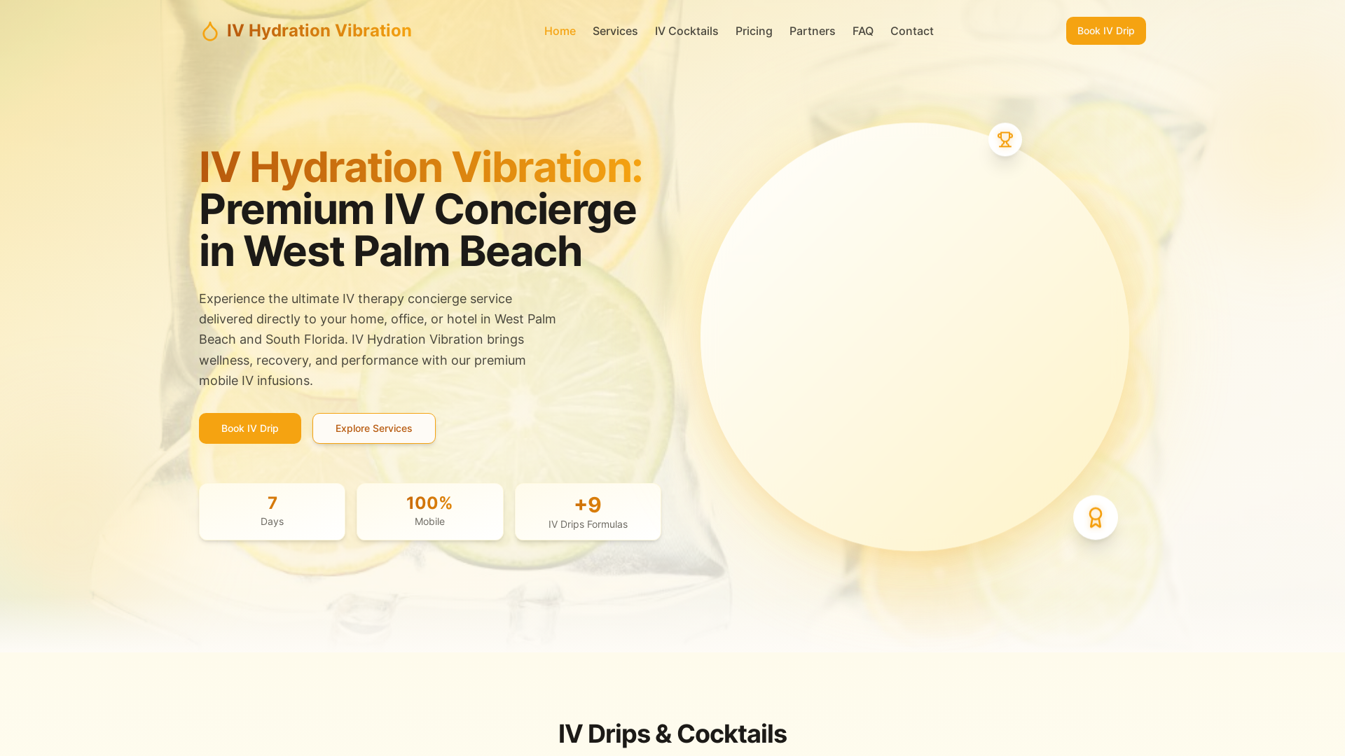 IV Hydration Vibration - Premium Mobile IV Concierge in West Palm Beach