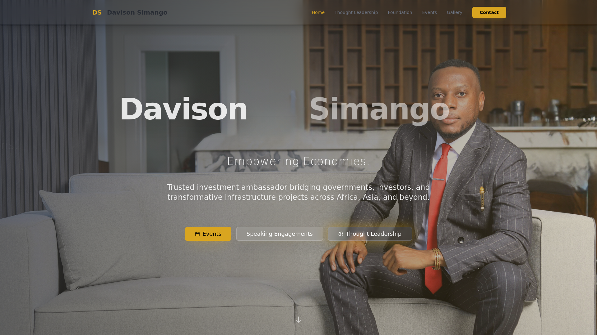 Davison Simango - International Business Leader & Investment Ambassador
