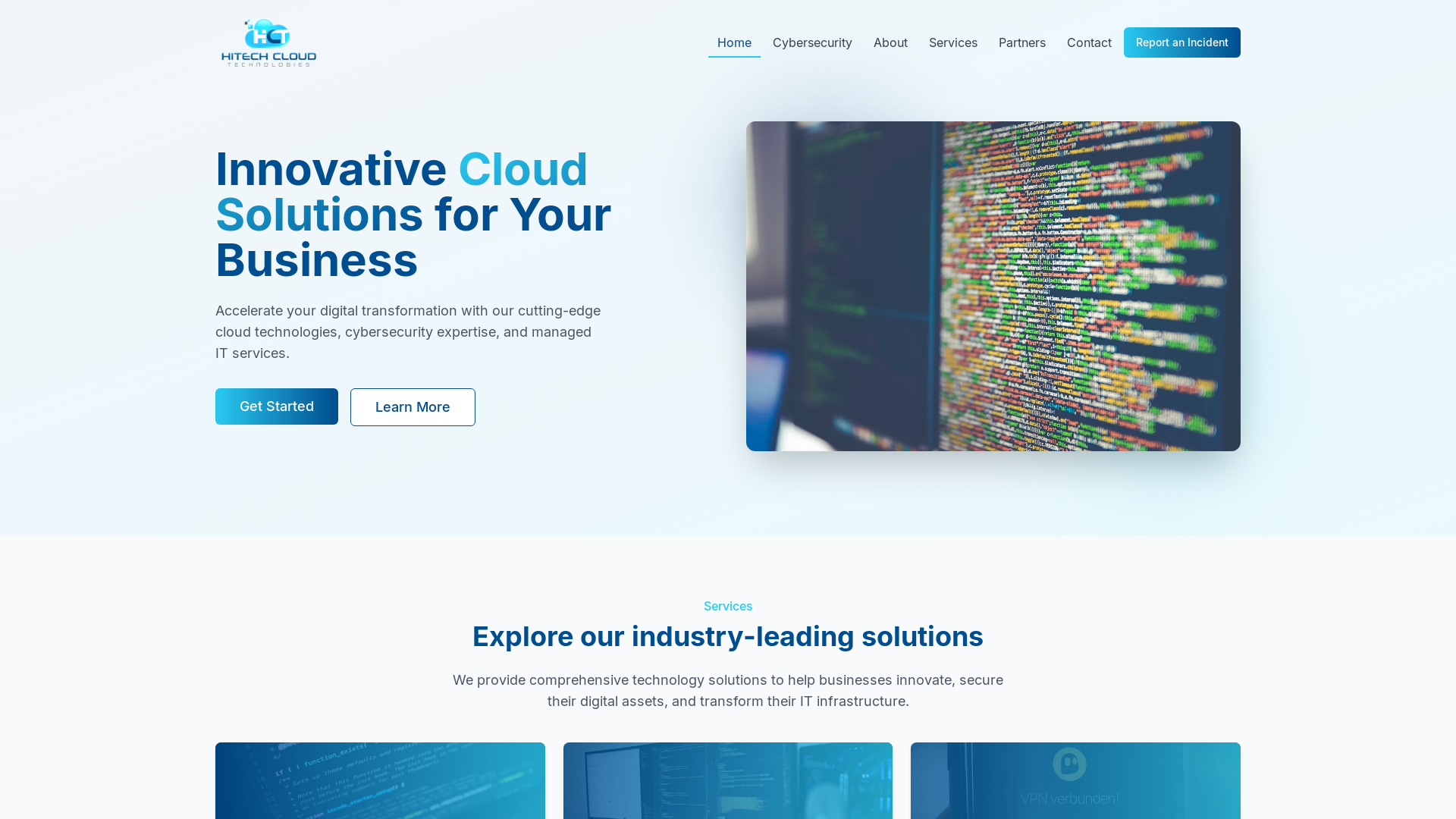 HiTech Cloud Technologies | Cloud Solutions & Services