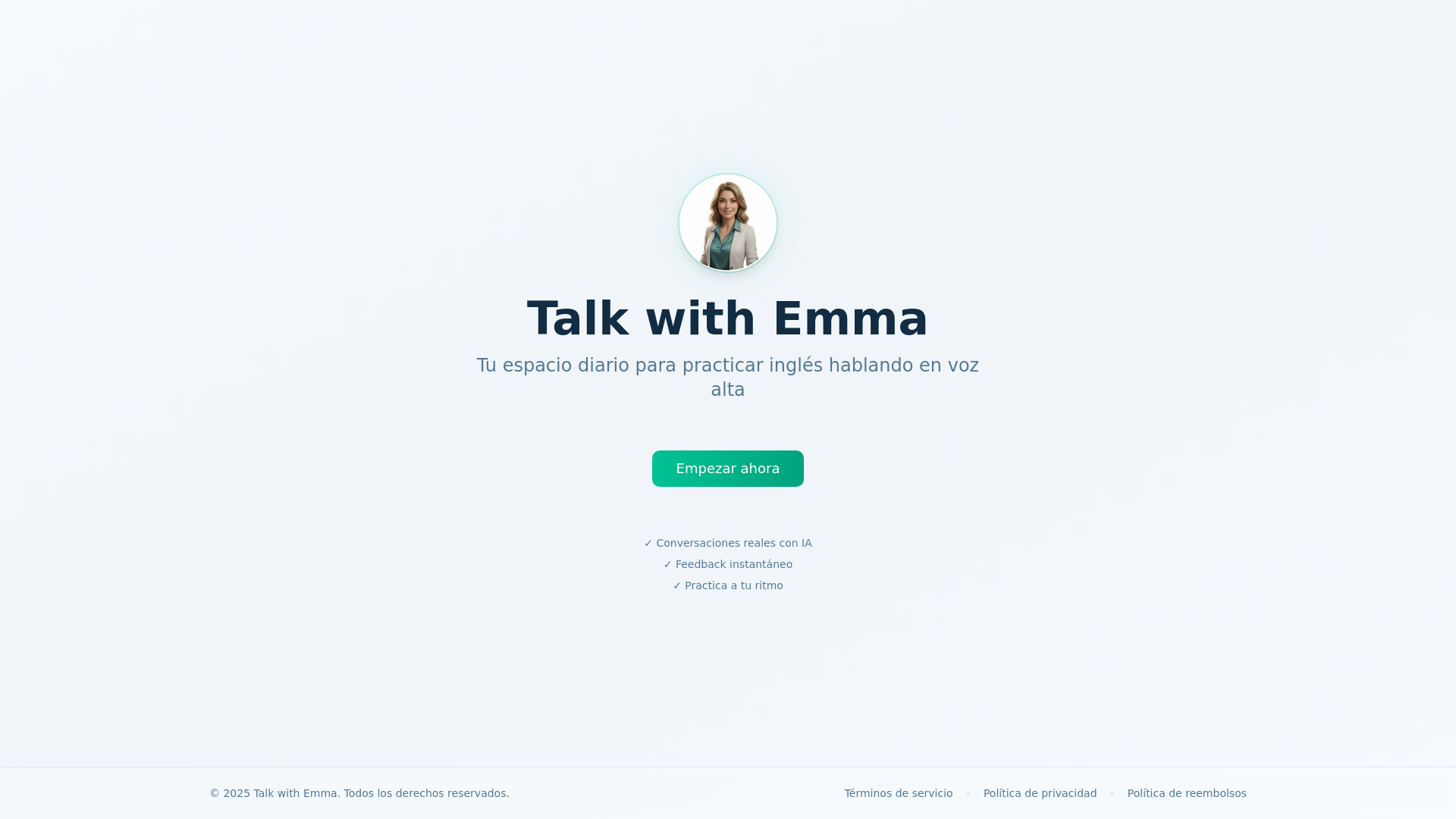 Talk with Emma - English Speaking Practice
