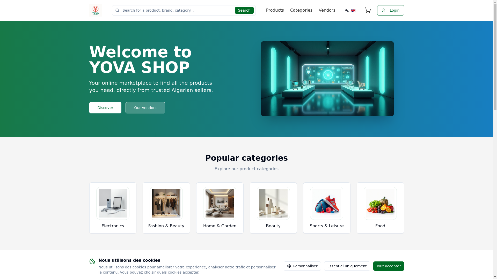 YOVA SHOP - Marketplace Algérienne