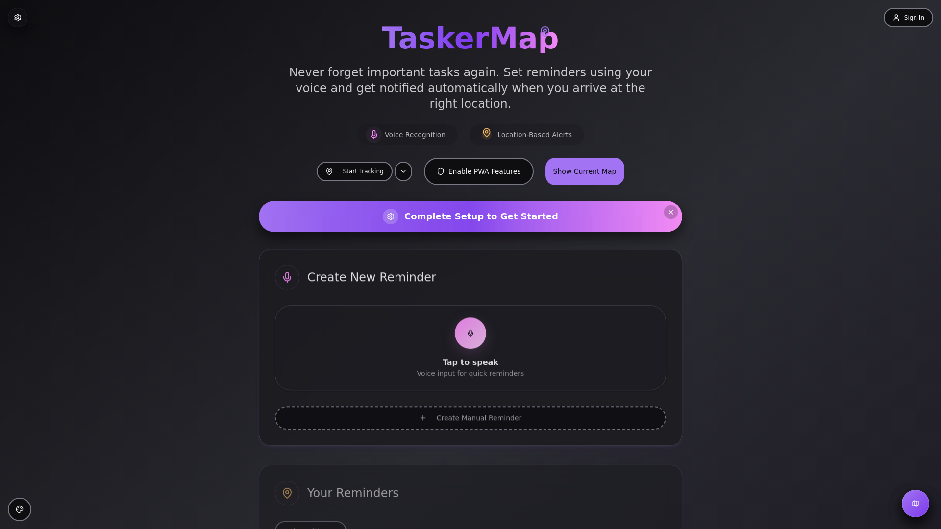 Tasker Map - Location-Based Task Reminders