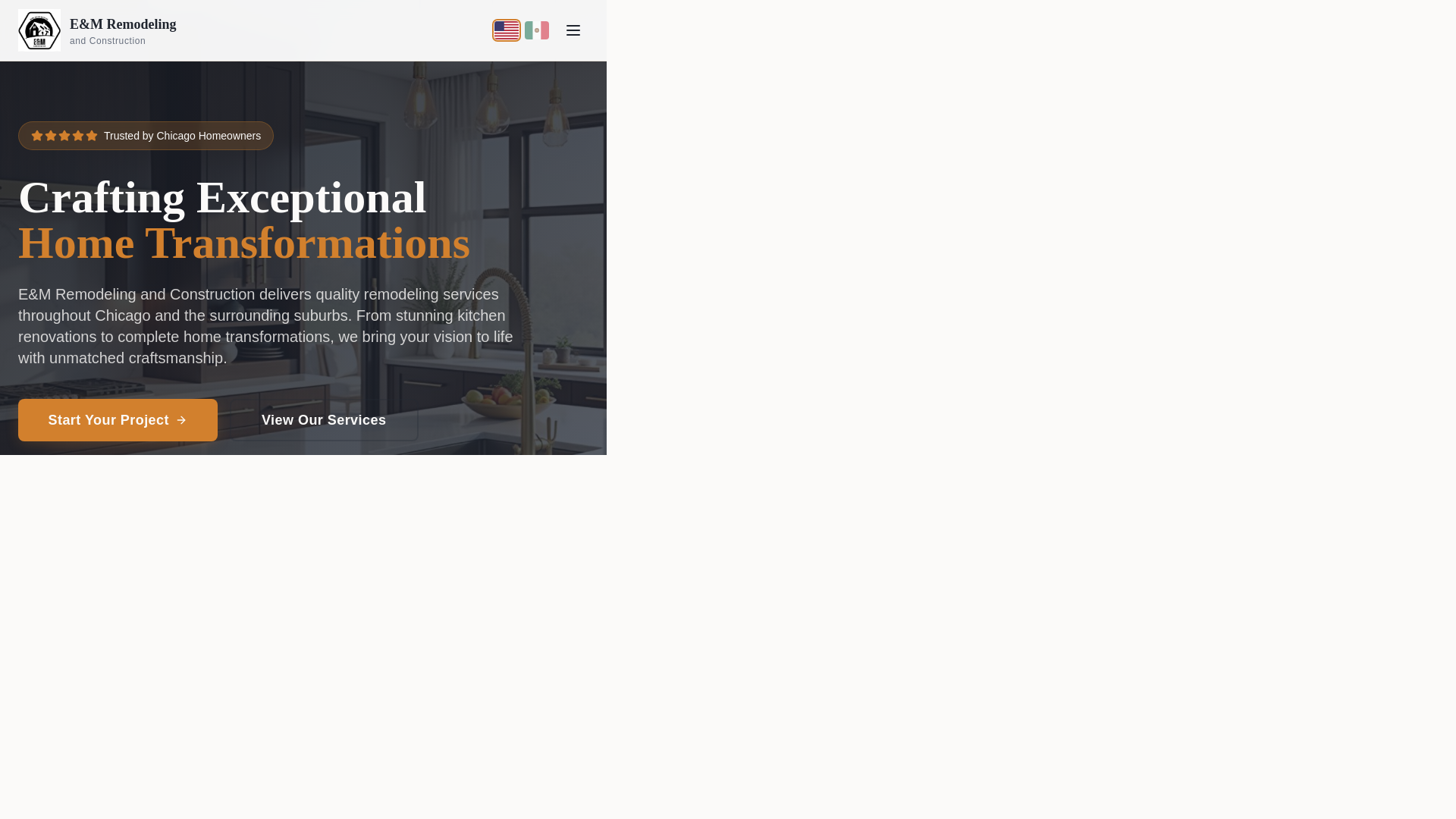 E&M Construction | Premium Home Remodeling in Chicago & Suburbs