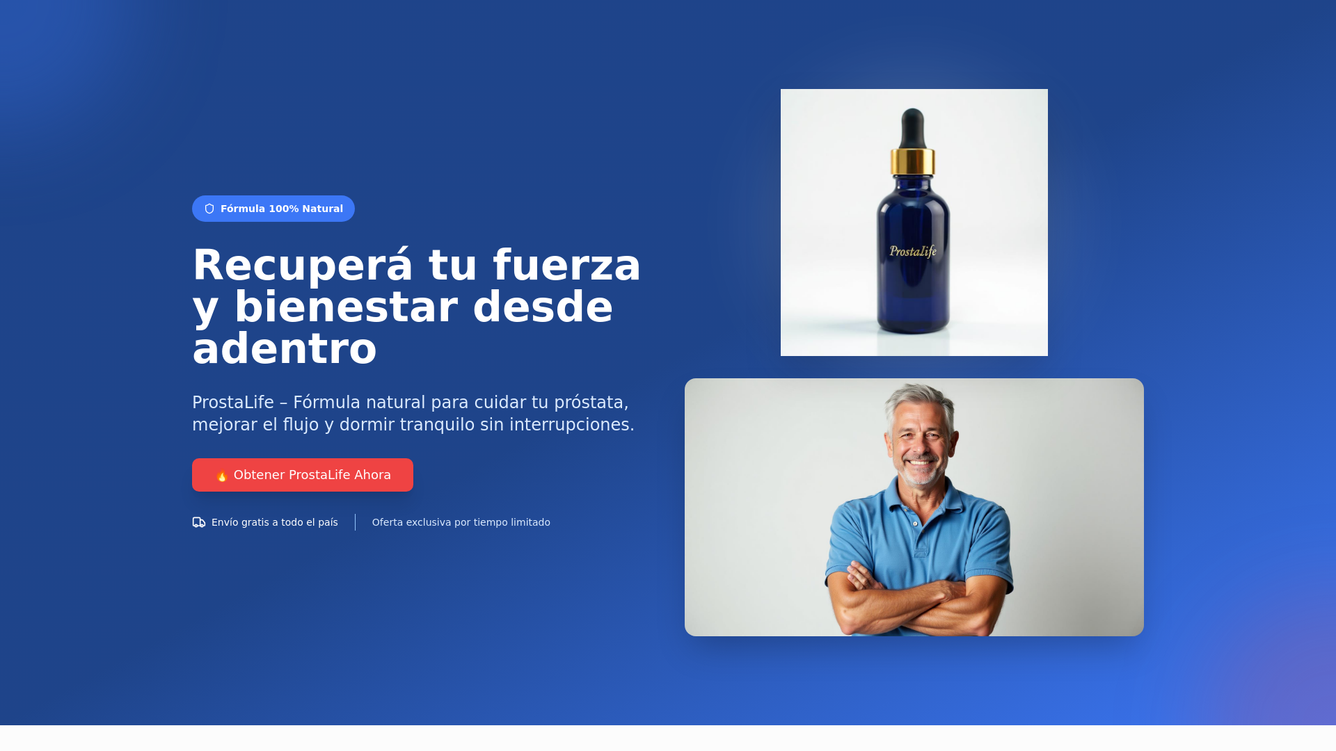 ProstaLife - Suplemento Natural para la Salud Prostática
