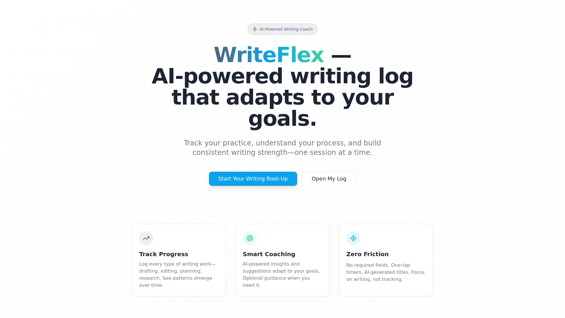 WriteFlex - Flex Your Writing Muscles