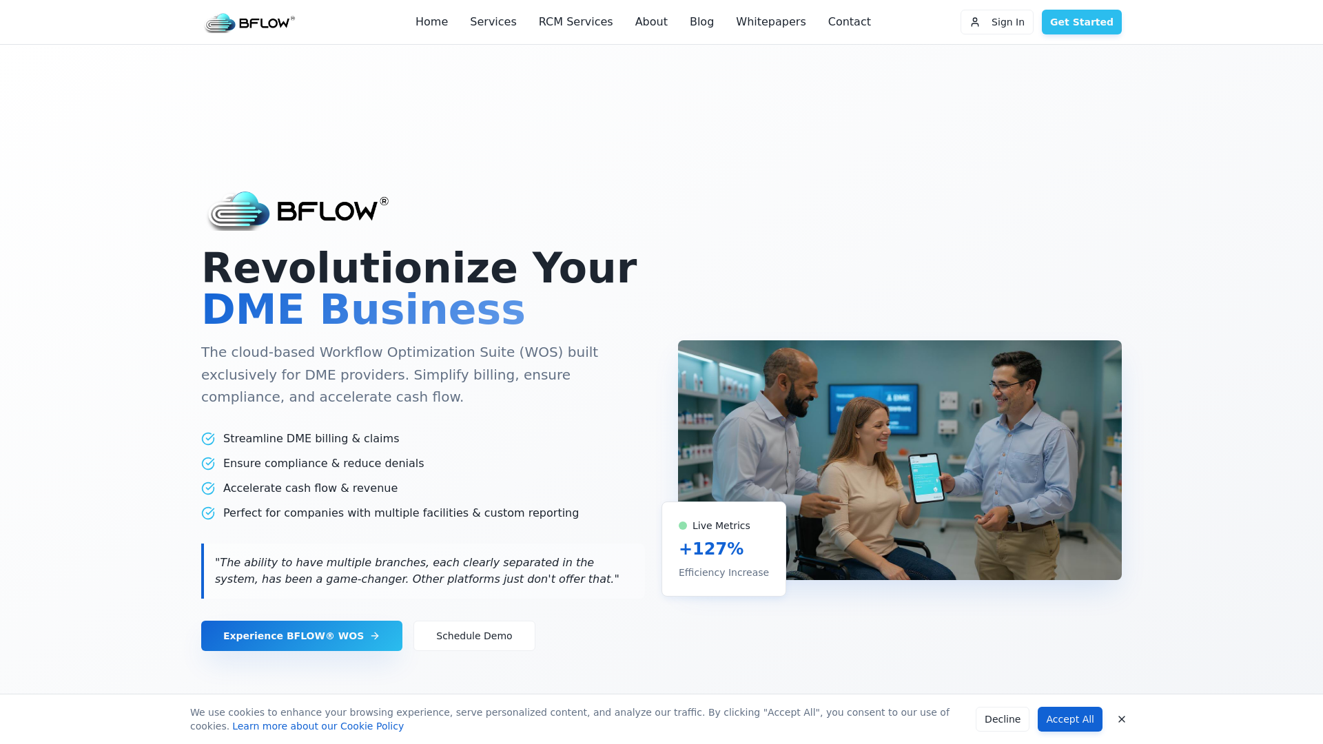 BFLOW® Solutions - Revolutionize Your DME Business