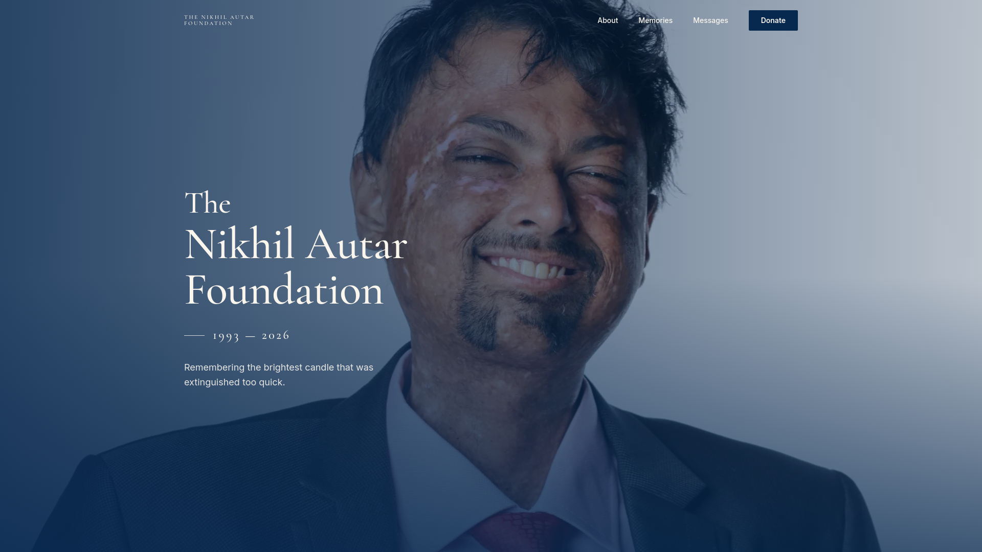 The Nikhil Autar Foundation — 1993–2026