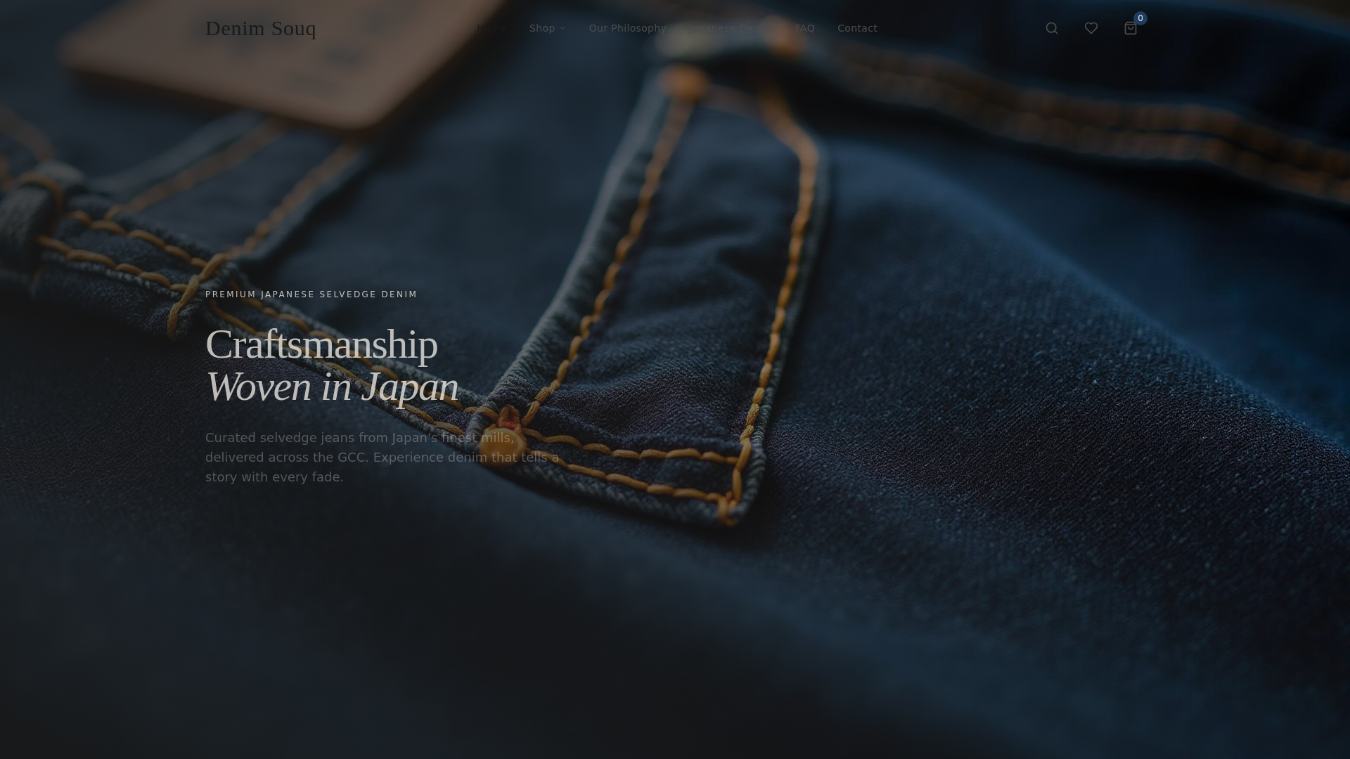Denim Souq | Premium Japanese Selvedge Denim in Dubai & GCC