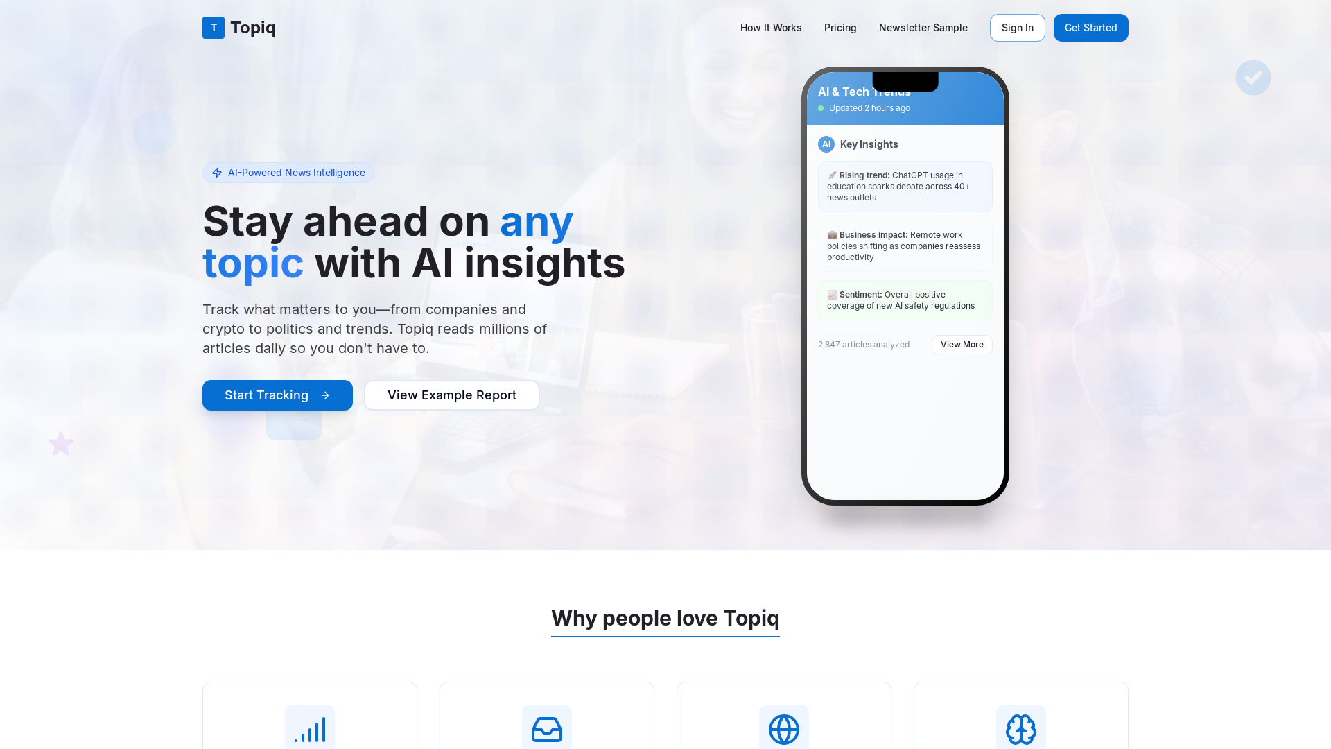Topiq - AI-Powered Daily News Summary