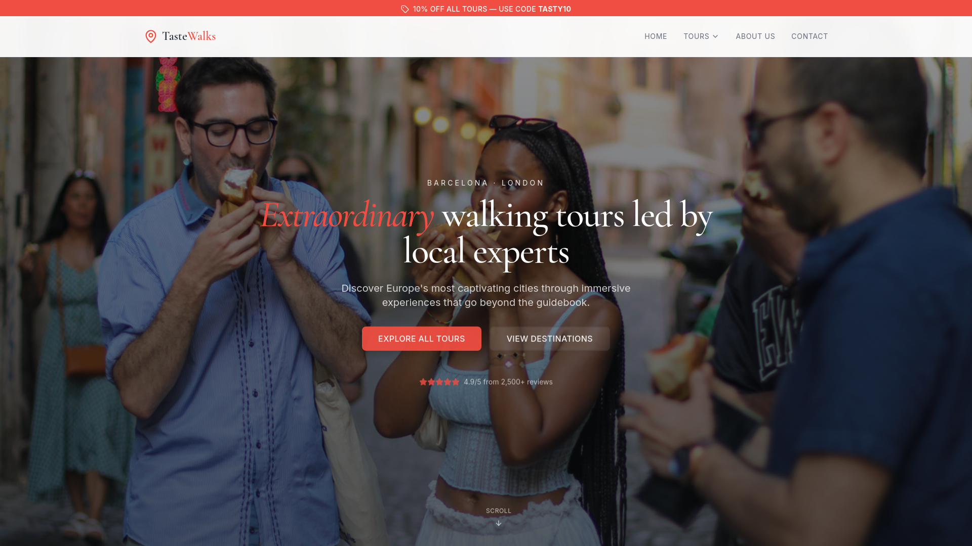 TasteWalks | Extraordinary Walking Tours in Barcelona, Rome, London ...