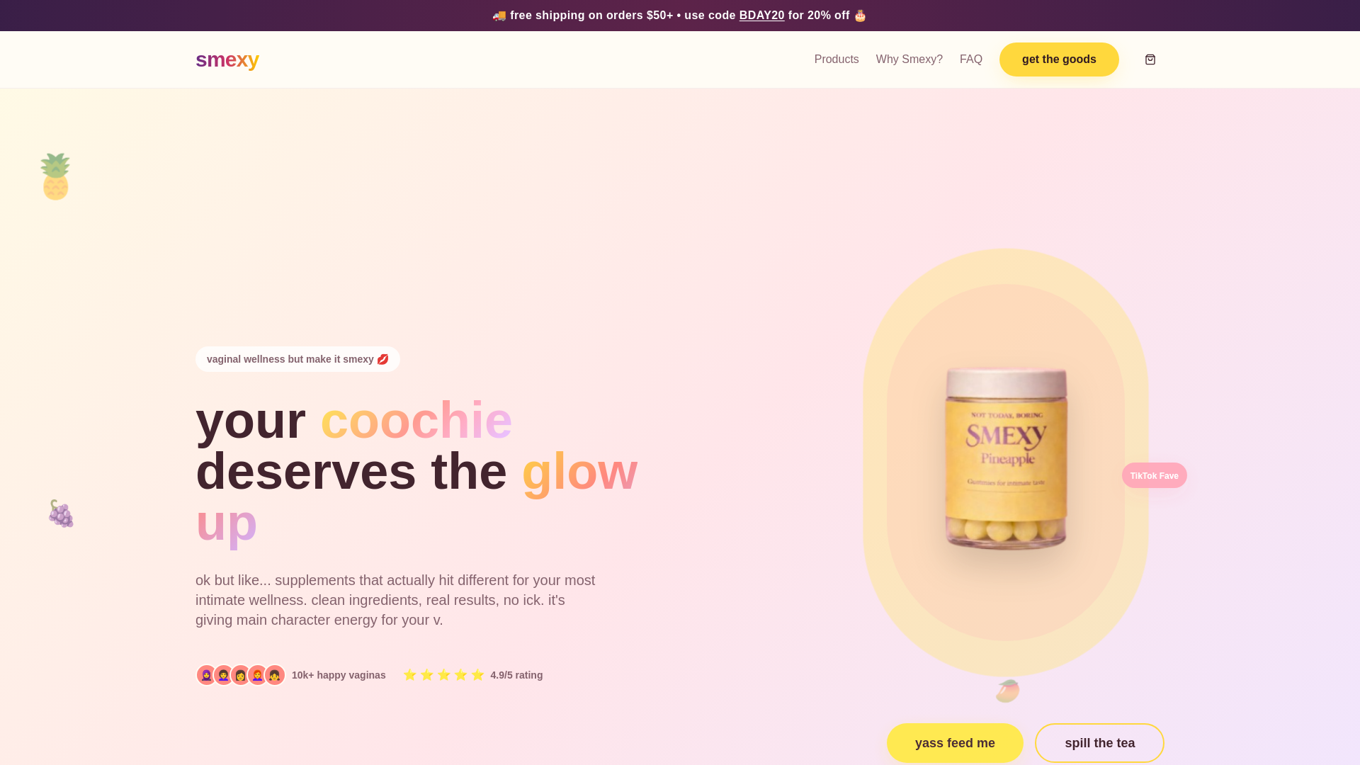Smexy Pills | Intimate Wellness Supplements