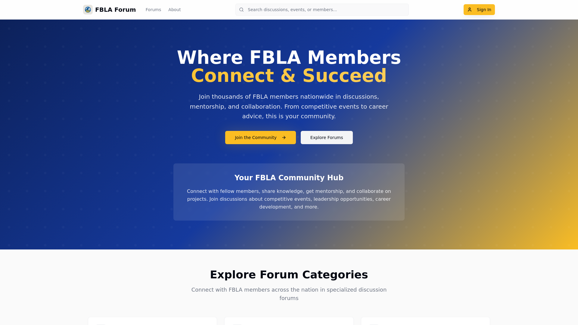 FBLA Connect - Where FBLA Members Connect & Succeed