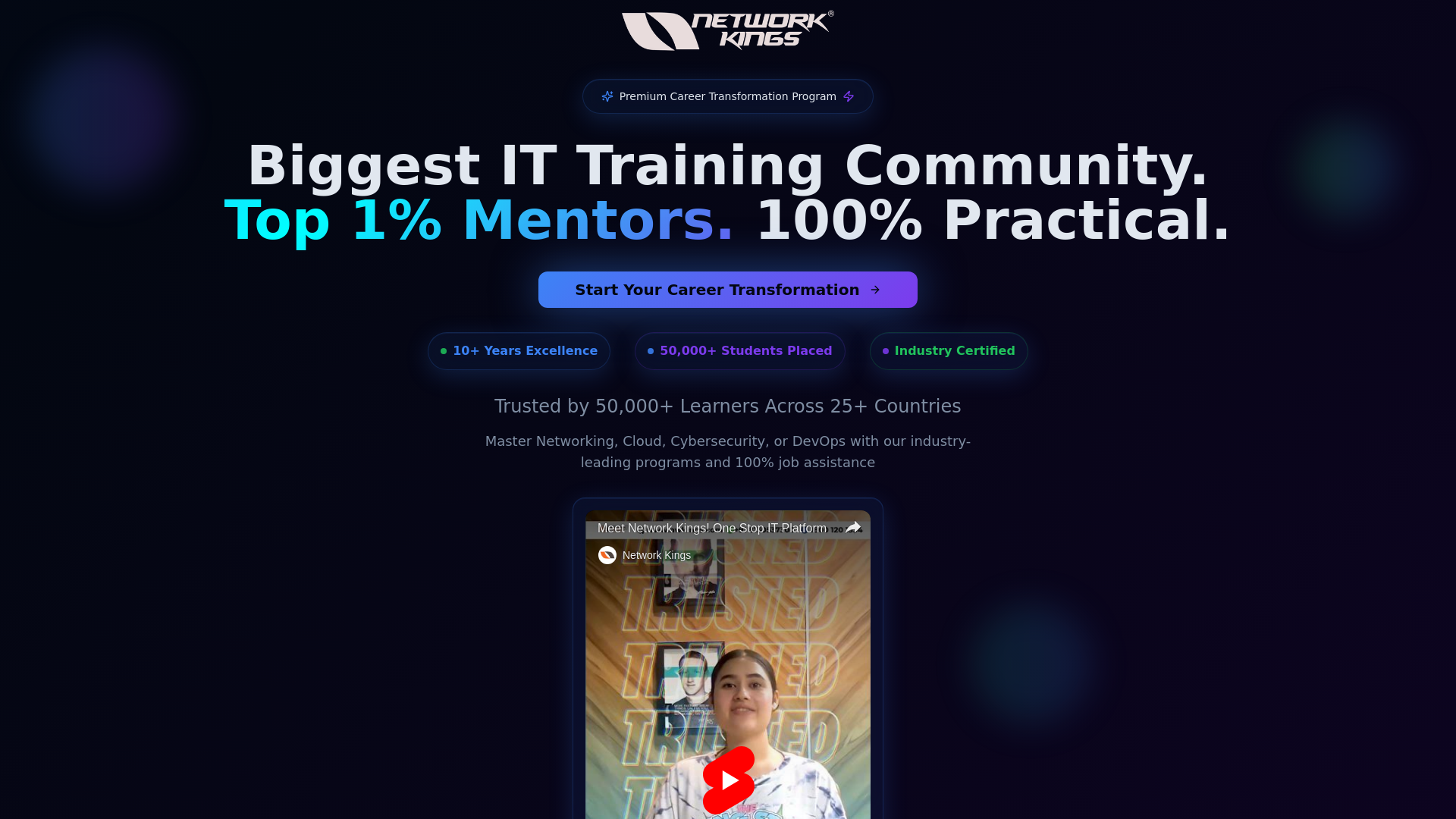 Network Kings - Your IT Career Journey Starts Here