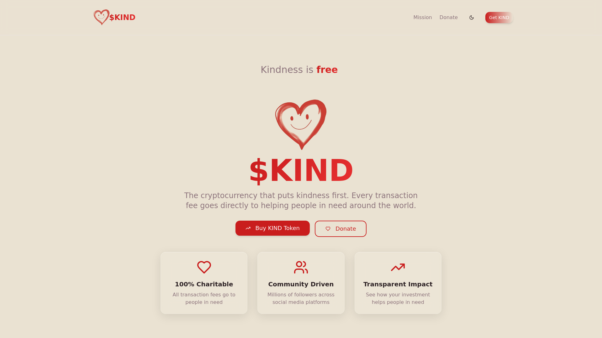 KIND - The Cryptocurrency That Puts Kindness First