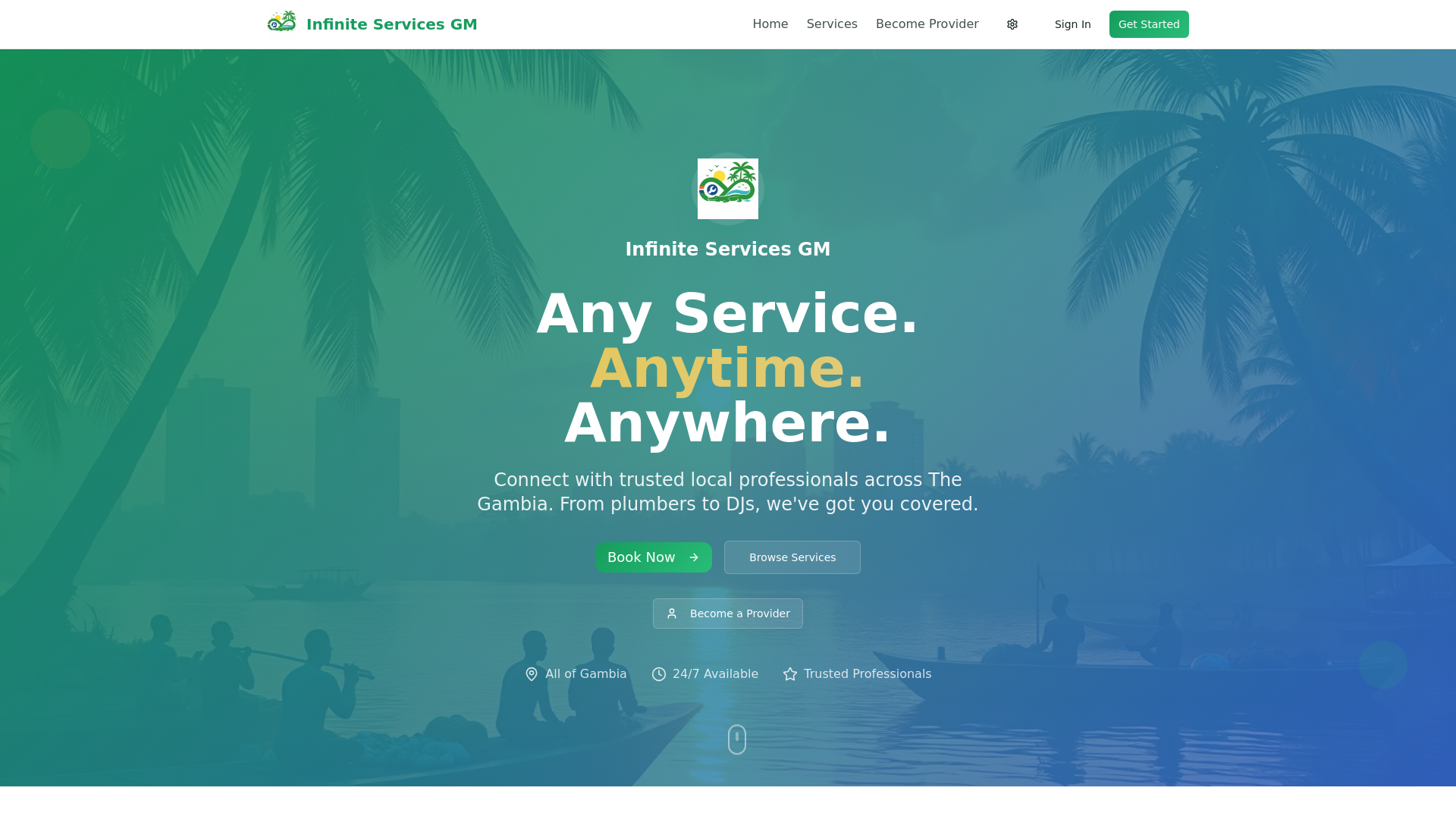 Infinite Services - Any Service. Anytime. Anywhere.