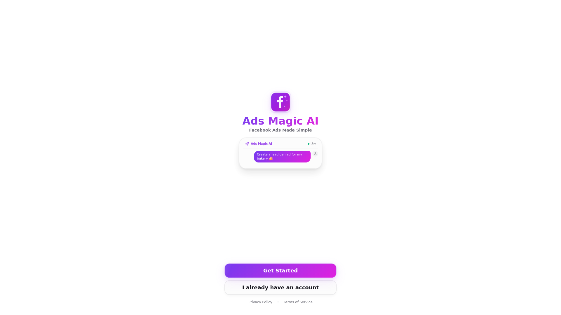 Ads Magic AI — Your AI-Powered Facebook Ads Manager