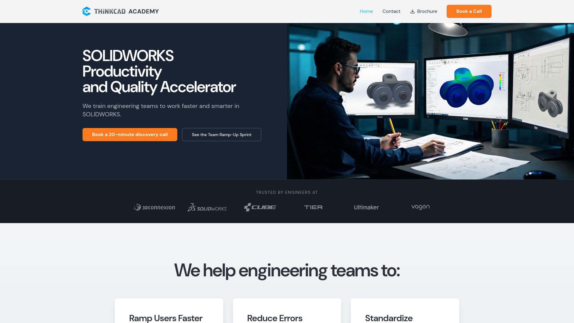 Think-CAD Academy | Professional CAD & GD&T Training for Engineering Teams