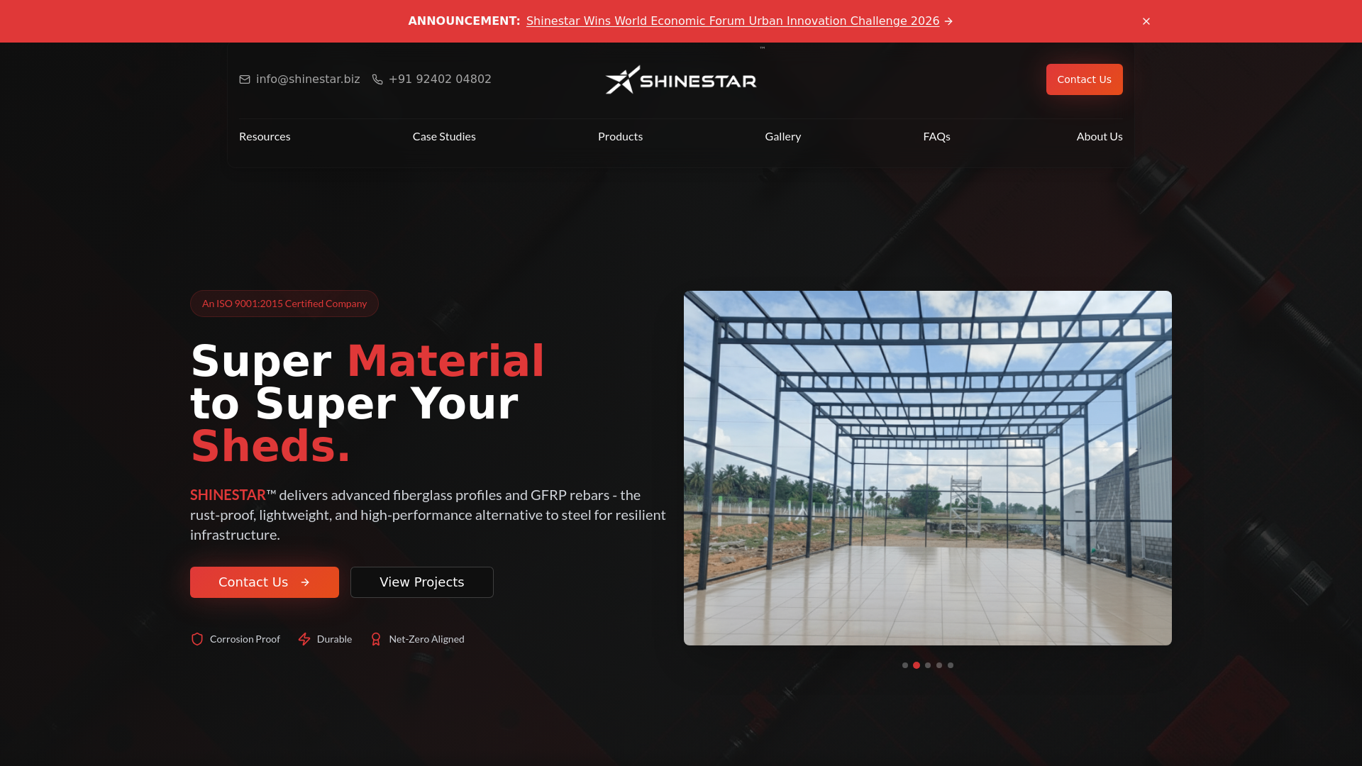 Shinestar FGC | Top GFRP Rebar and Profile Manufacturer
