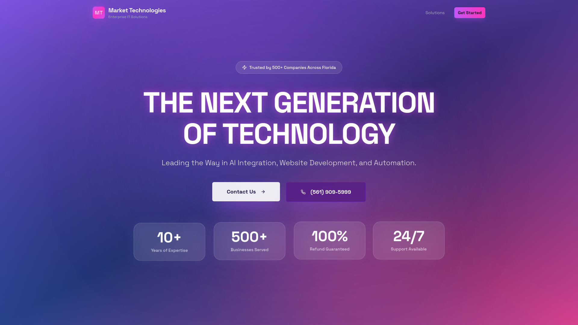 Market Technologies | Enterprise IT Solutions & Digital Transformation