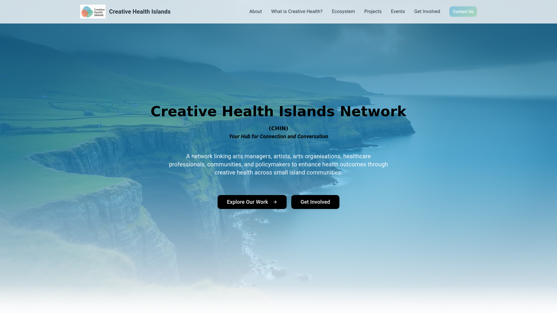 Creative Health Islands - Creativity Heals, Islands Lead