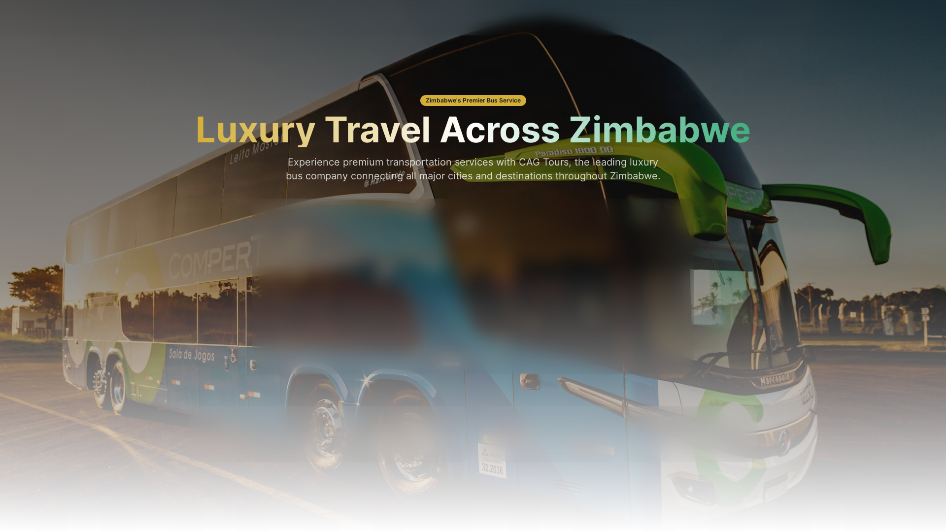 CAG Tours - Luxury Bus Travel in Zimbabwe
