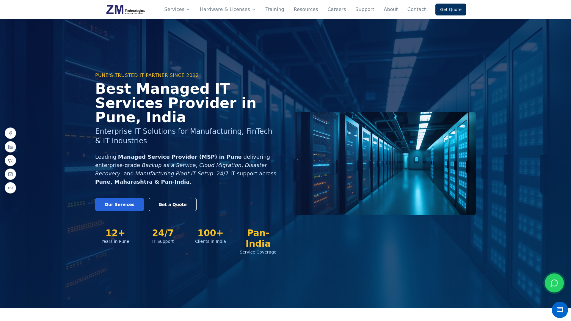 ZM Technologies Pune | Best Managed IT Services Provider in India | MSP ...