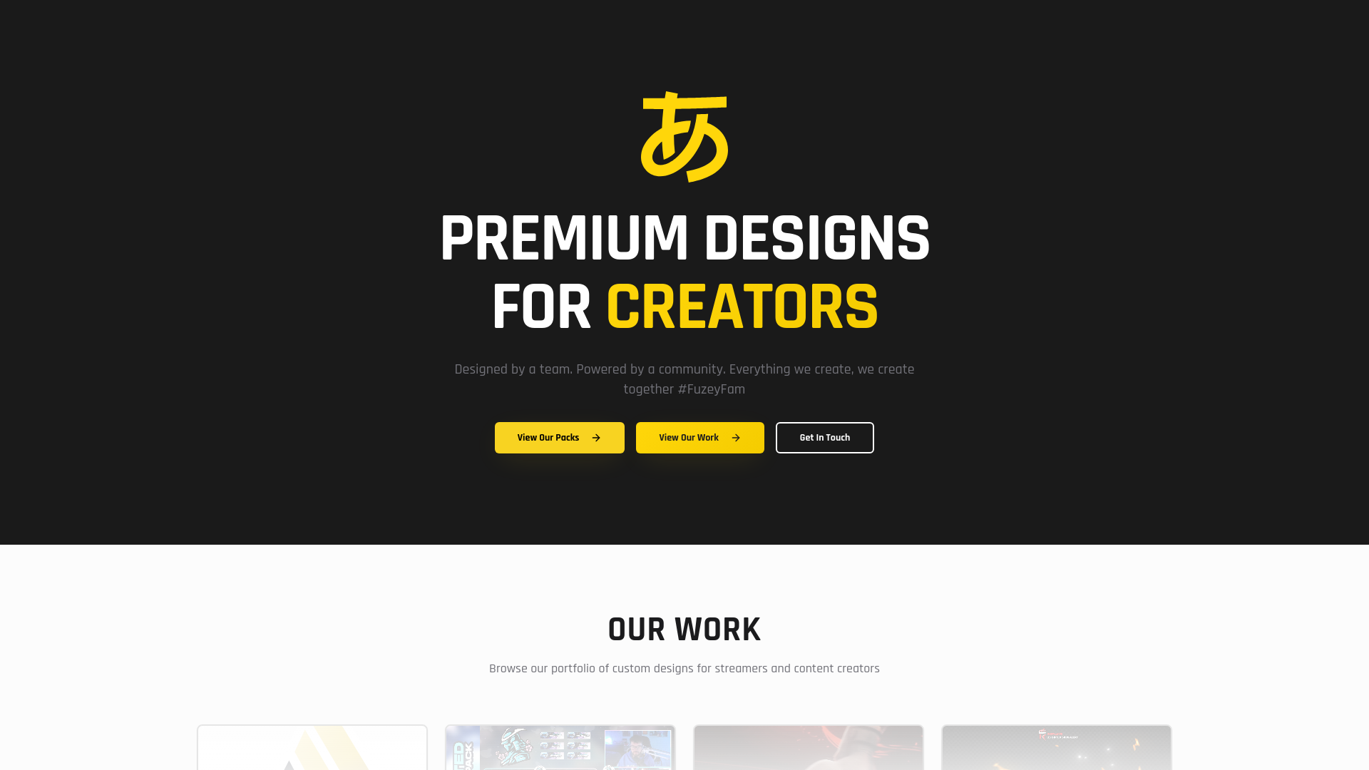 Fuzey Designs | Stream Design & Branding