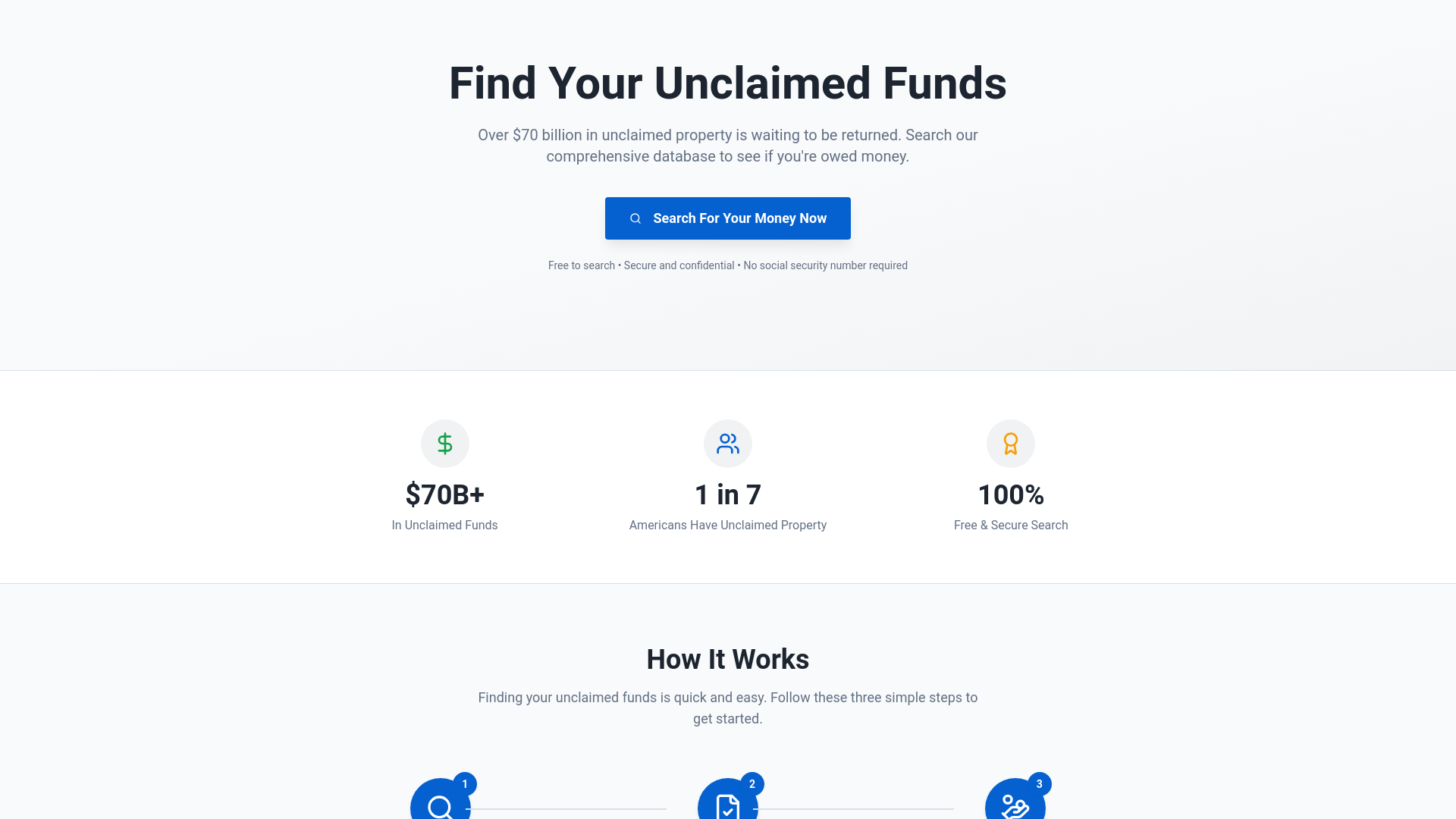 Unclaimed Funds Lookup - Search For Your Money
