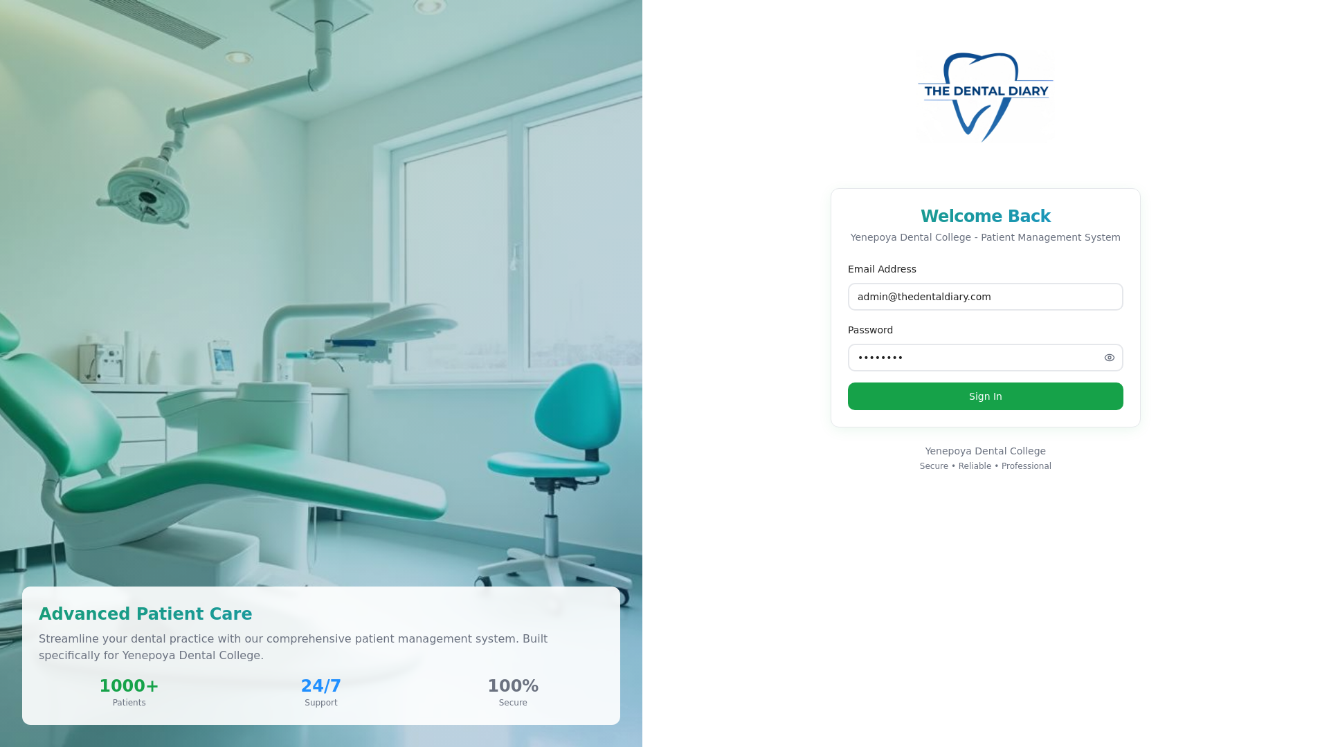 The Dental Diary - Yenepoya Dental College
