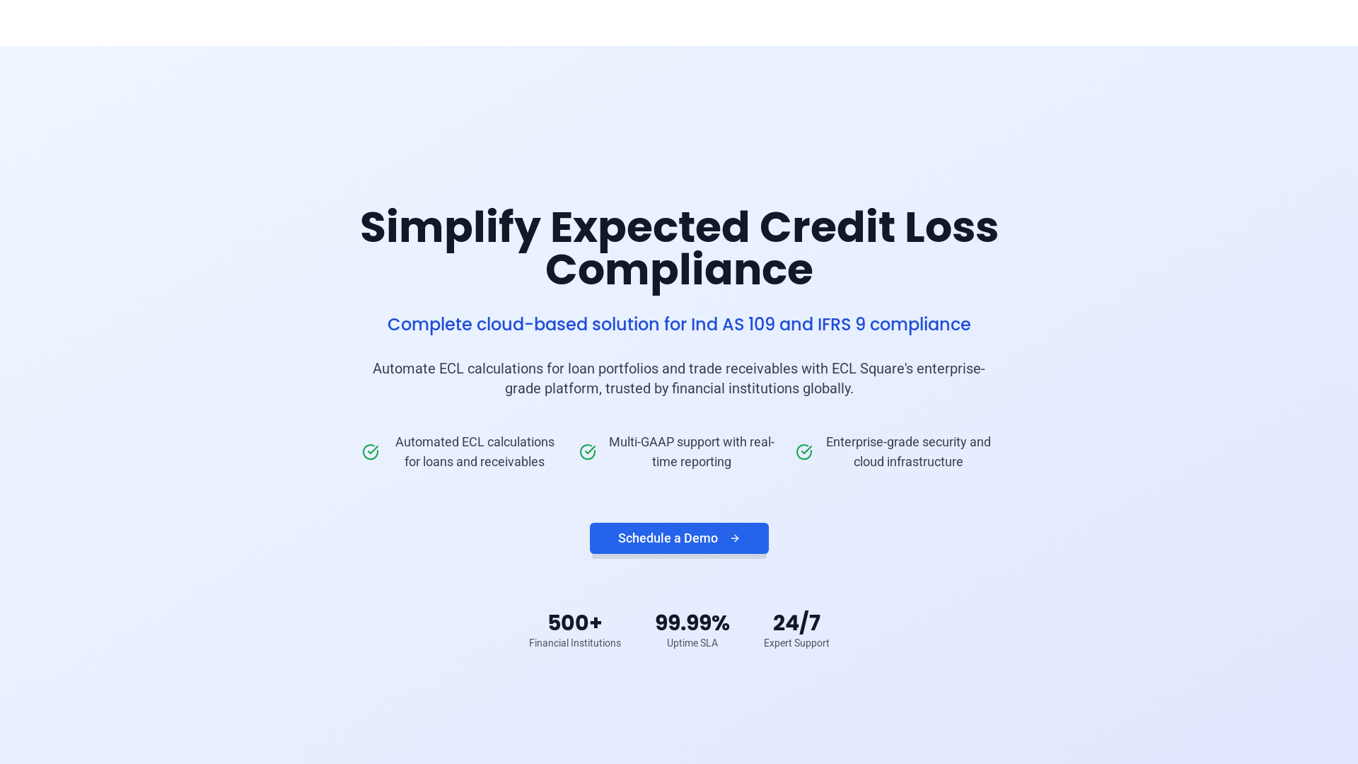 ECL Square - Cloud-Based Expected Credit Loss Software | Ind AS 109 ...