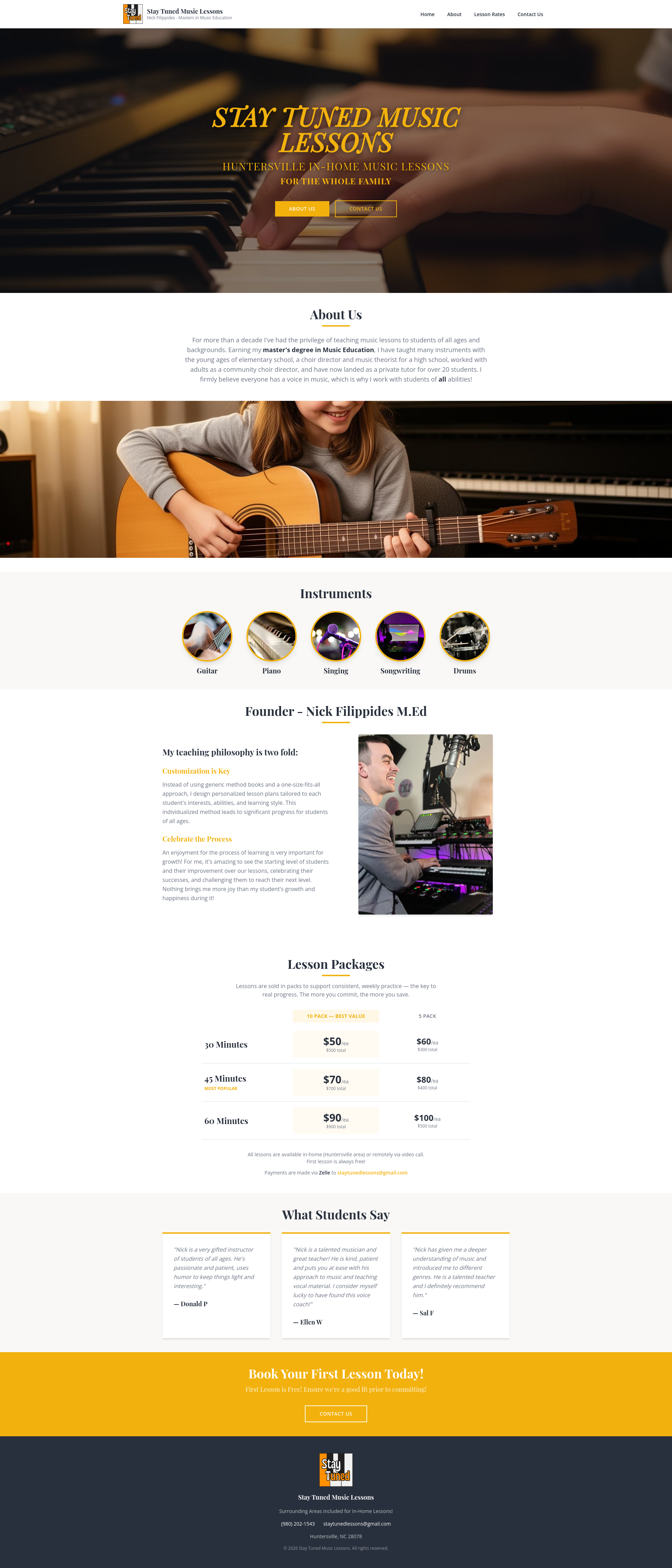 Stay Tuned Music Lessons