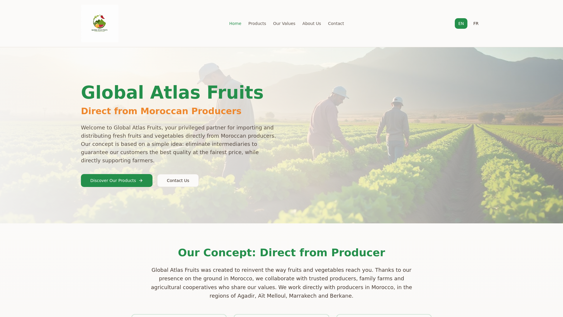 Global Atlas Fruits - Direct from Moroccan Producers