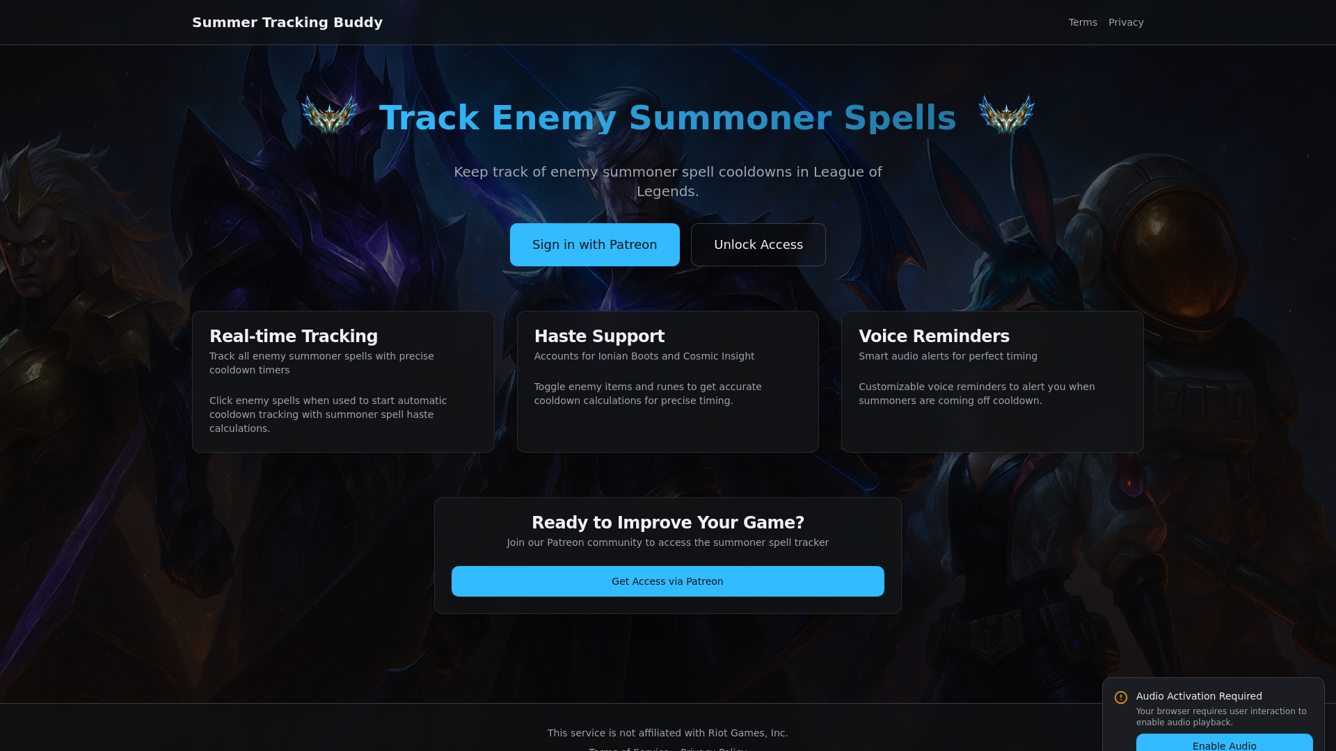 LoL Summoner Spell Tracker