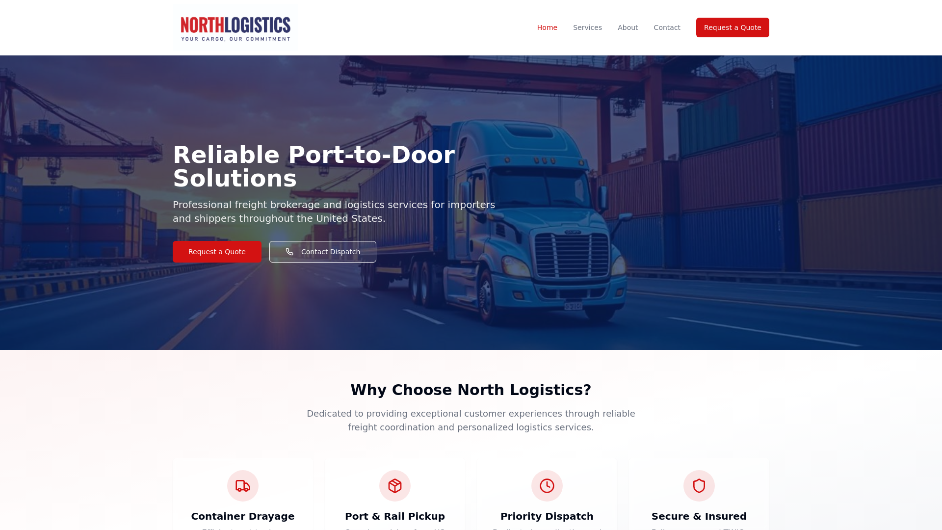 North Logistics - Your Cargo, Our Commitment