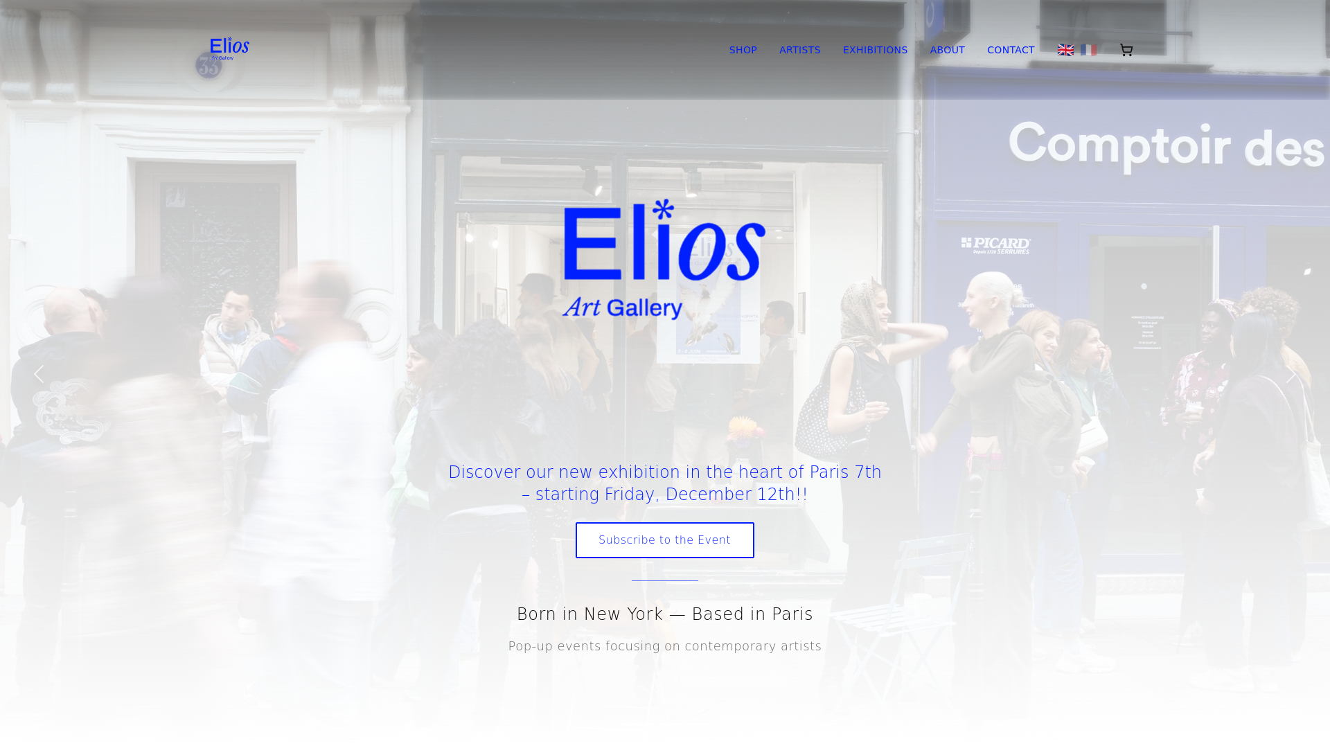 Elios Art Gallery - Contemporary Pop-Up Art Exhibitions in Paris