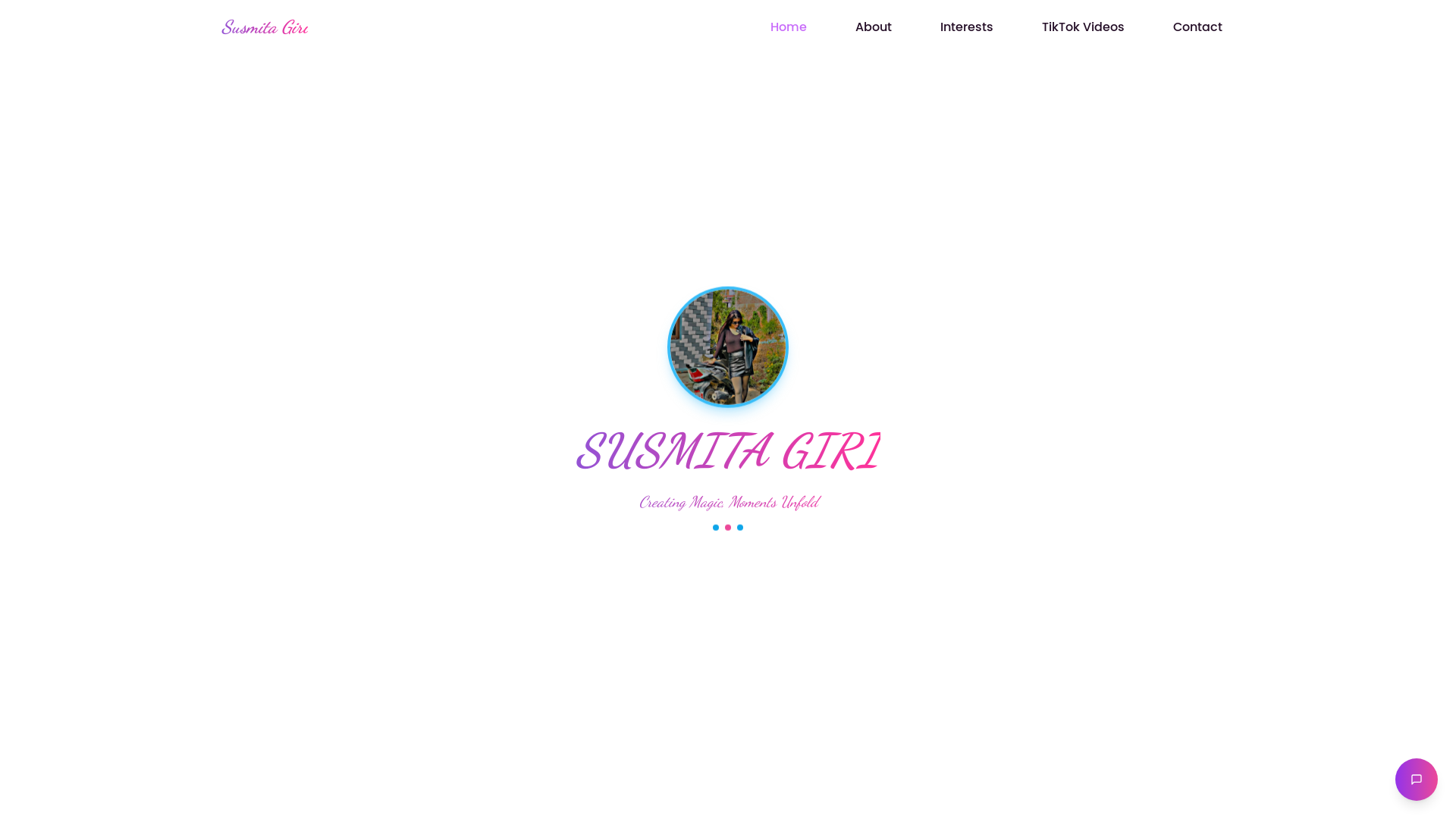 Susmita Giri | Personal Portfolio