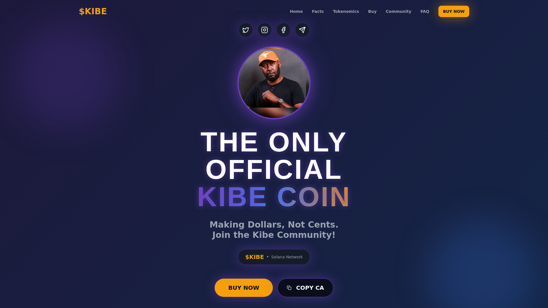 KIBE COIN - The Only Official Kibe Coin | Making Dollars, Not Cents